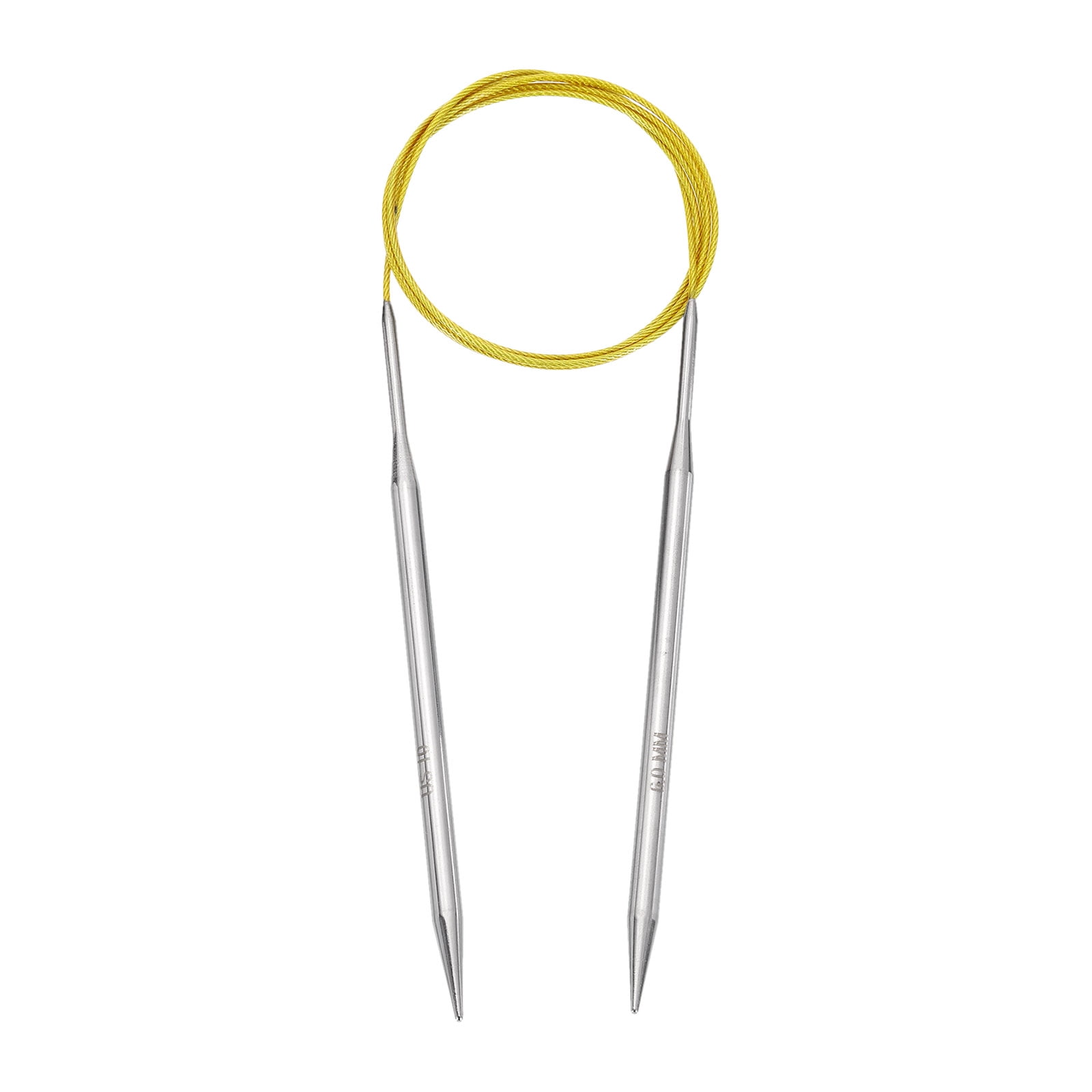 Uxcell Size US 10 Knitting Needles Circular Needle 47 inch Round Metal ...
