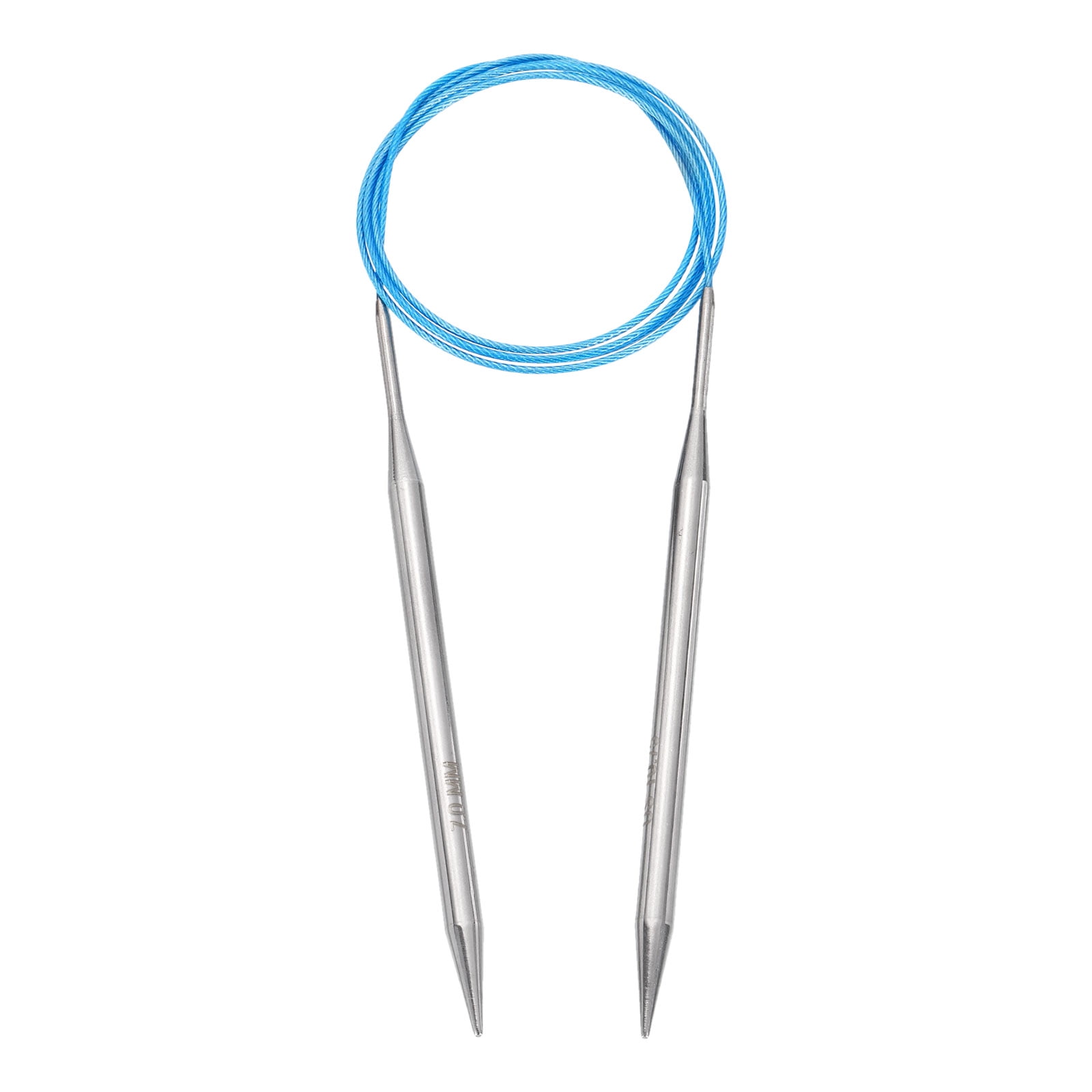 Uxcell Size US 10.75 Knitting Needles Circular Needle 47 inch Round ...