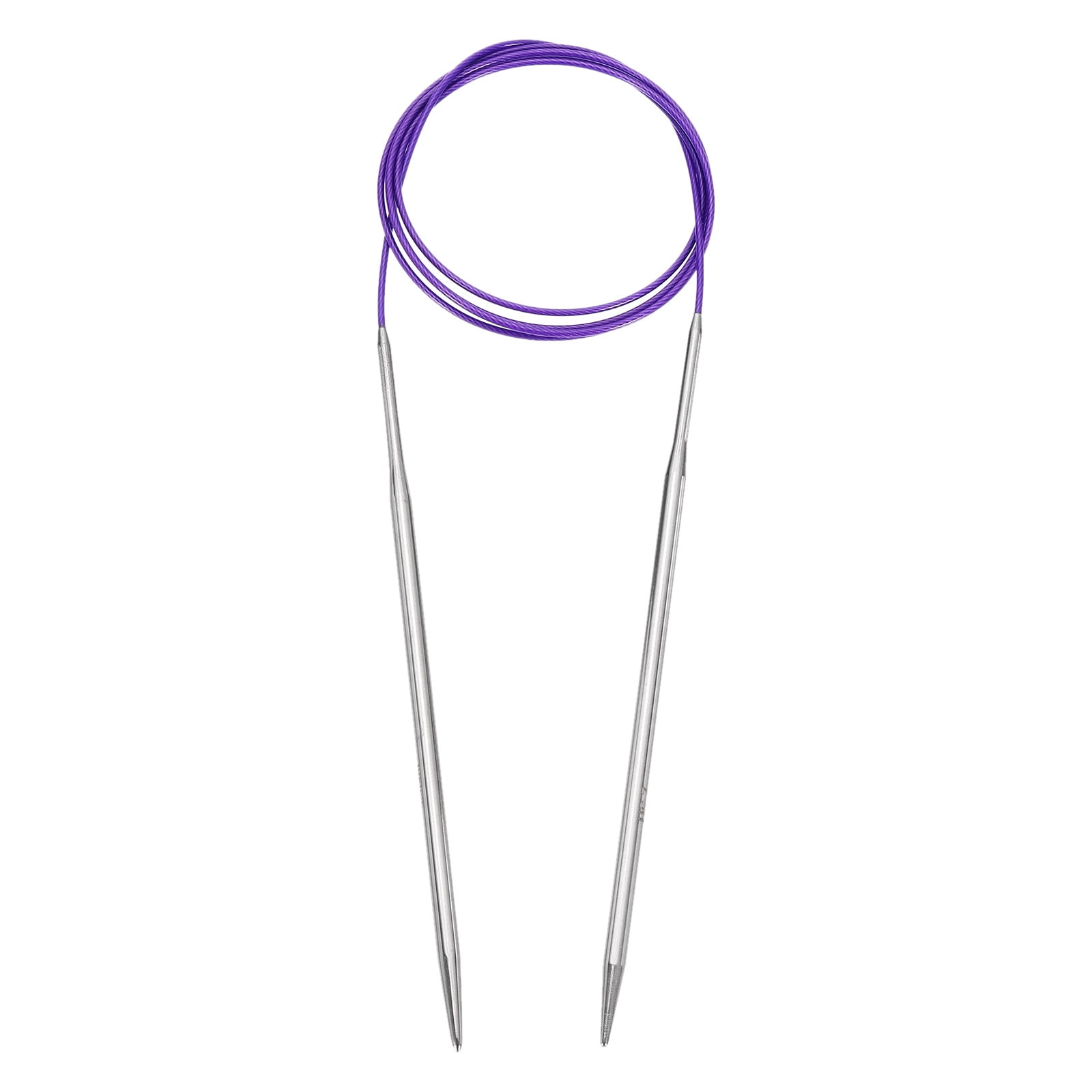Uxcell Size US 7 Knitting Needles Circular Needle 47 inch Round Metal ...