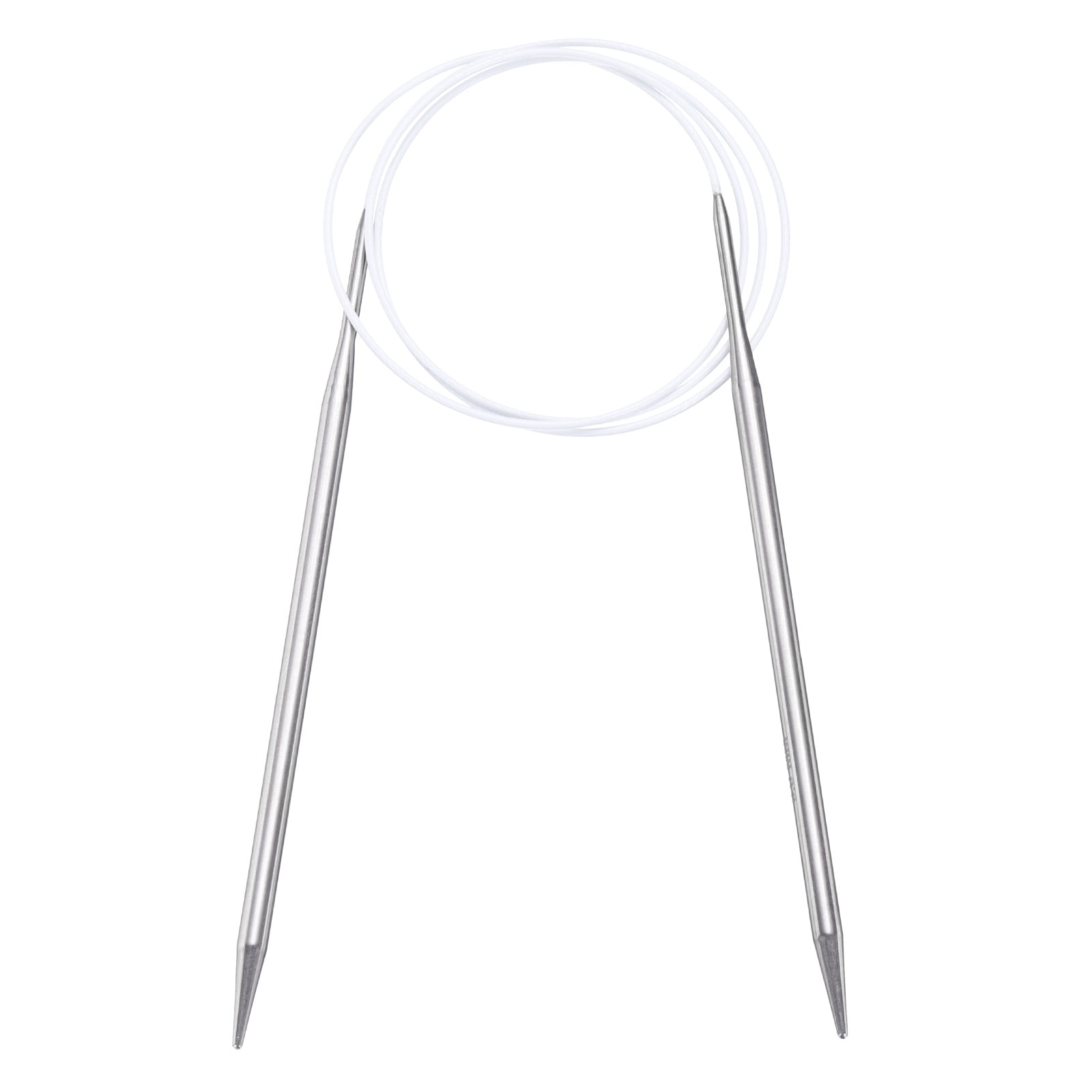 Uxcell Size US 8 Knitting Needles Circular Needle 40 inch Round Metal ...