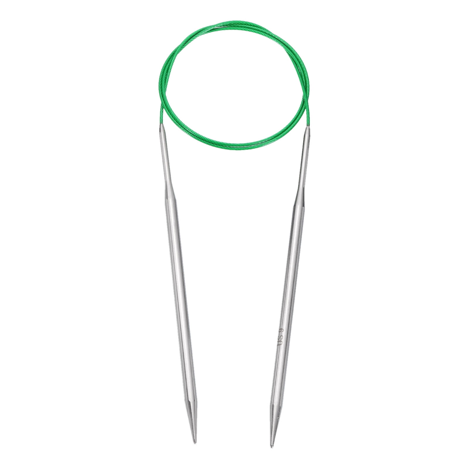 Uxcell Size US 9 Knitting Needles Circular Needle 31 inch Round Metal ...