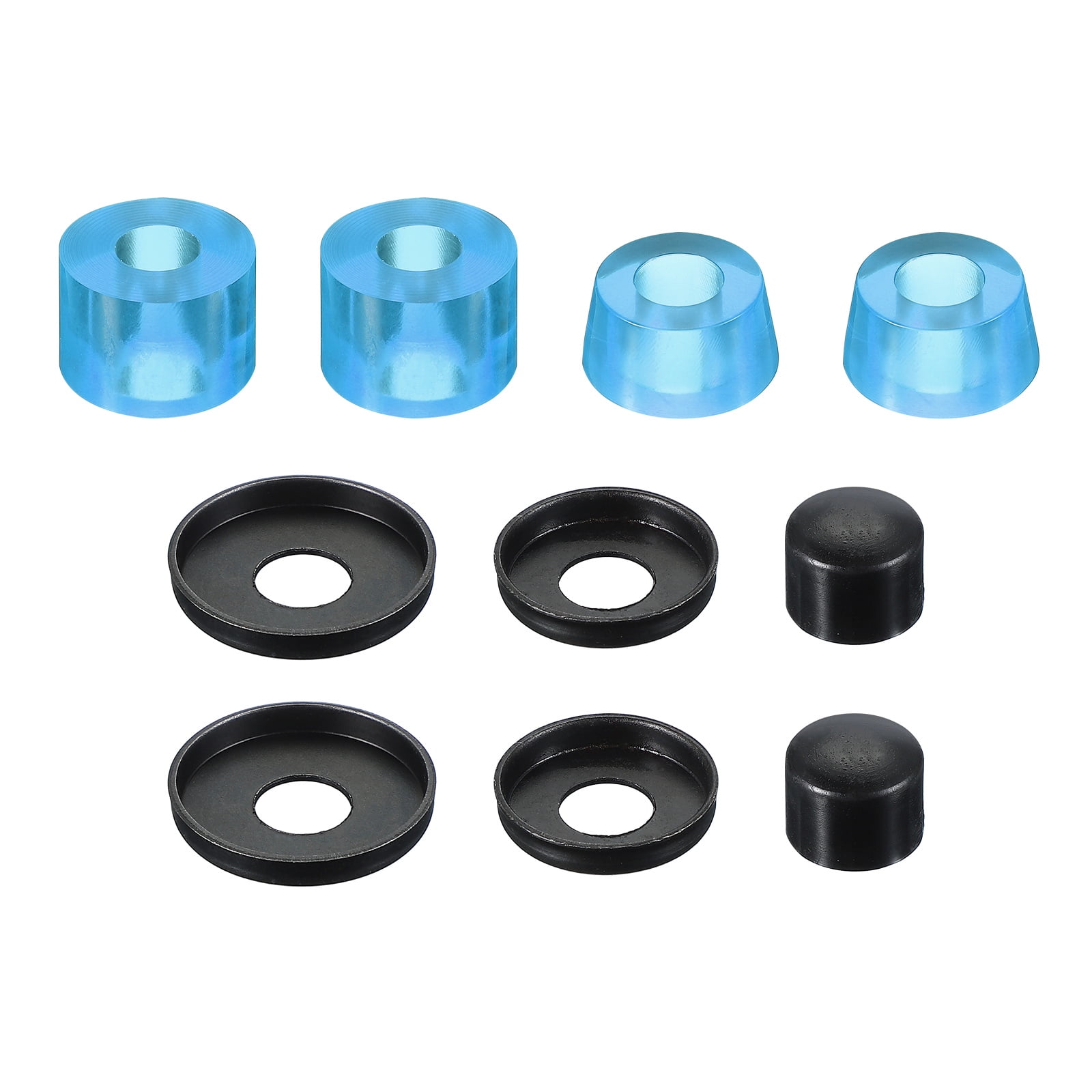 Uxcell Skateboard Bushings, 90A PU Long-Board Truck Rebuild Kit ...