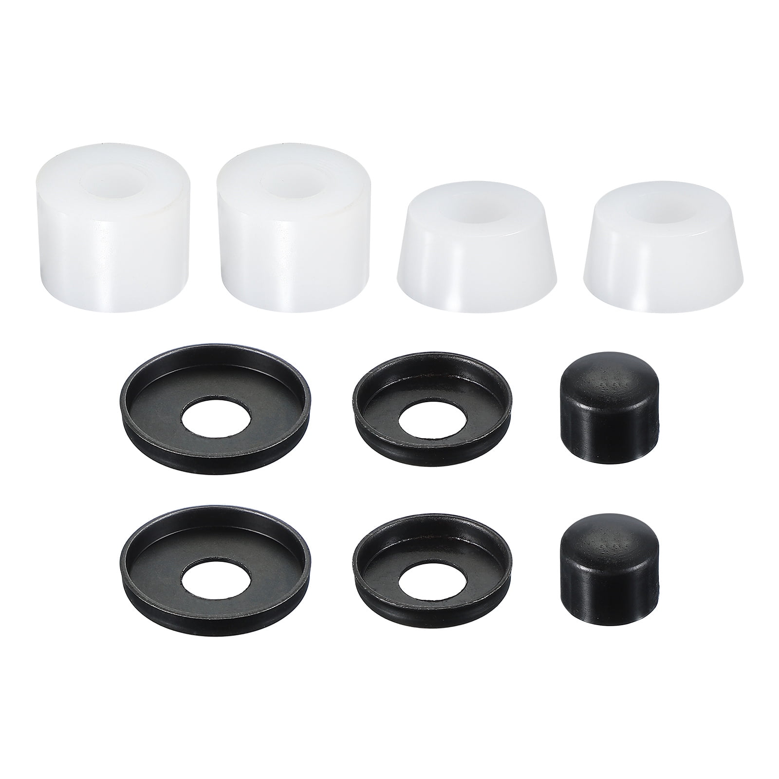 Uxcell Skateboard Bushings, 90A PU Long-Board Truck Rebuild Kit ...