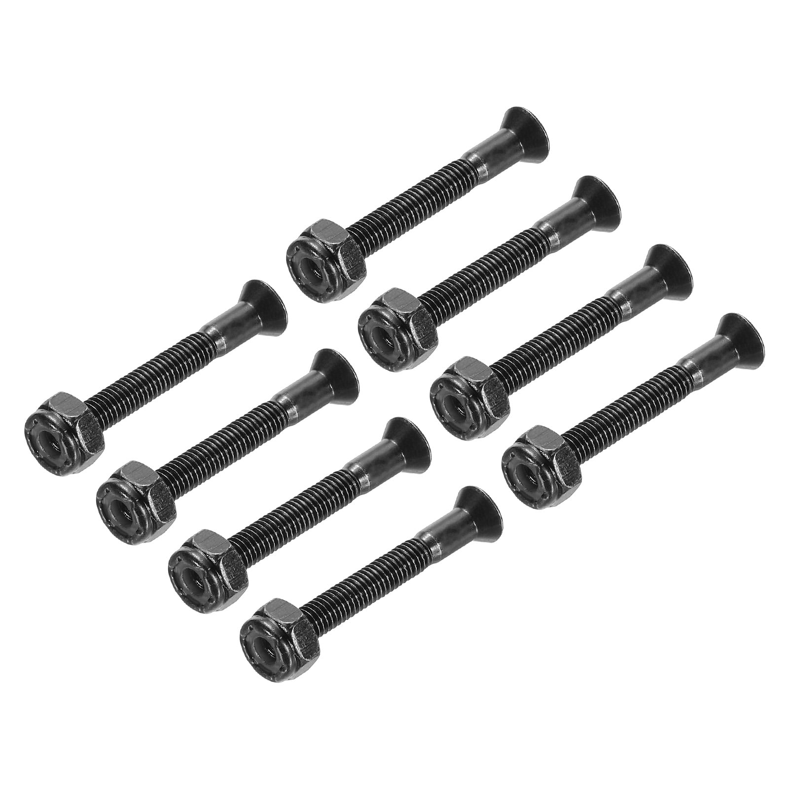 Uxcell Skateboard Hardware Kit, 1.5" Mounting Screws Full Thread Bolts ...