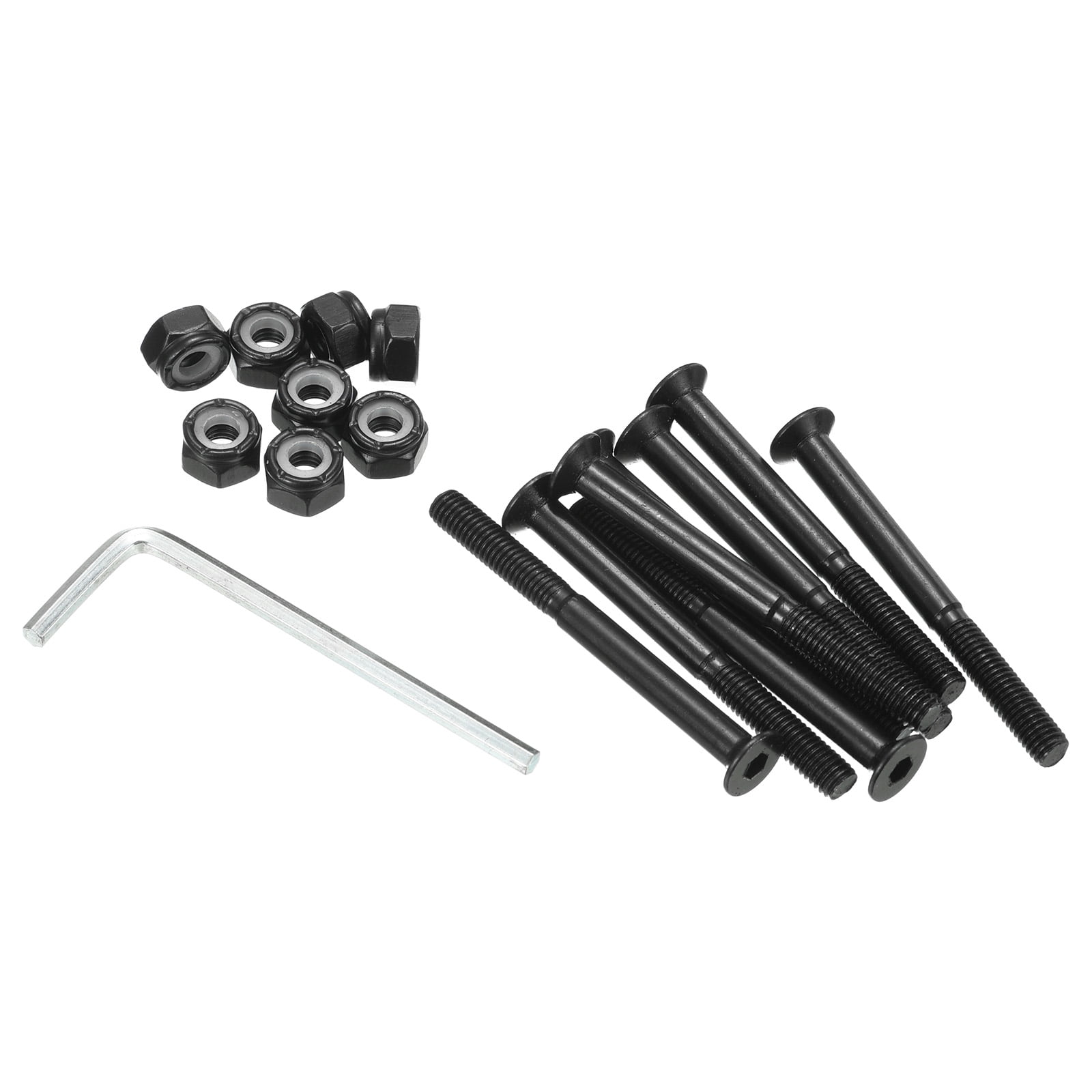Uxcell Skateboard Hardware Kit 2.1" Mounting Screws Hex Head Bolts Nuts ...