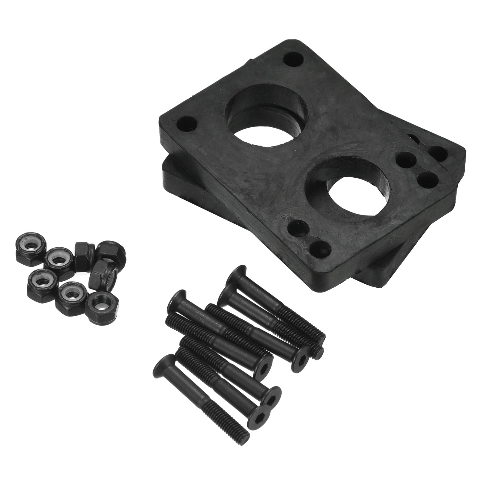 Uxcell Skateboard Riser Pads Screws Set 10mm Shock Rise Pad with ...