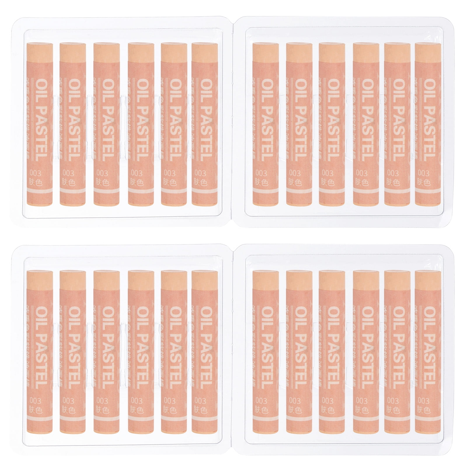 Uxcell Skin Tone Oil Pastels, 24Pcs Soft Oil Crayons Creamy Pastels ...