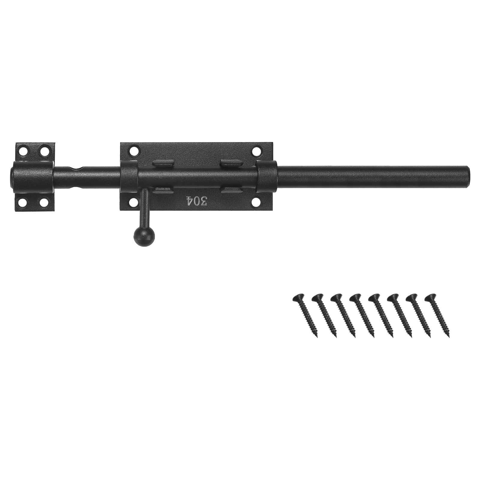 Uxcell Slide Latch Lock 12 Inch Stainless Steel Gate Latch with Screws ...