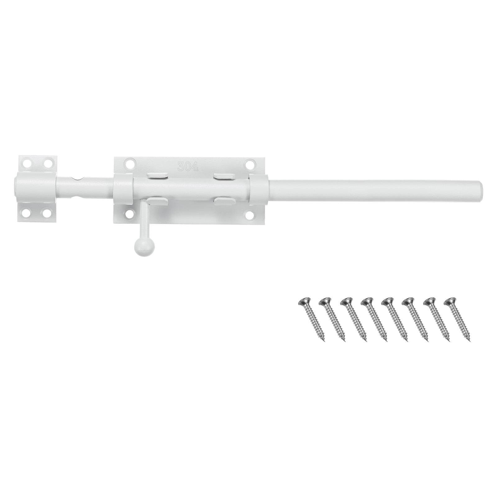 Uxcell Slide Latch Lock 12 Inch Stainless Steel Gate Latch with Screws ...