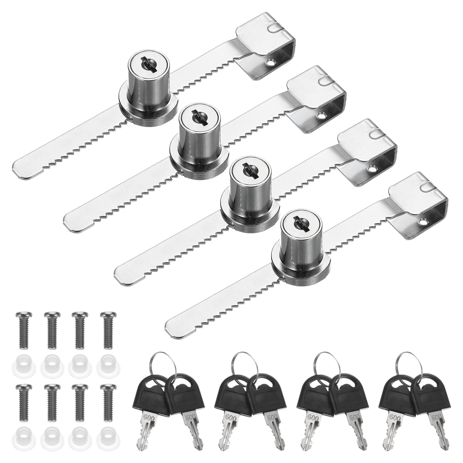 Uxcell Sliding Glass Door Lock, Keyed Alike Showcase Lock No Drill ...