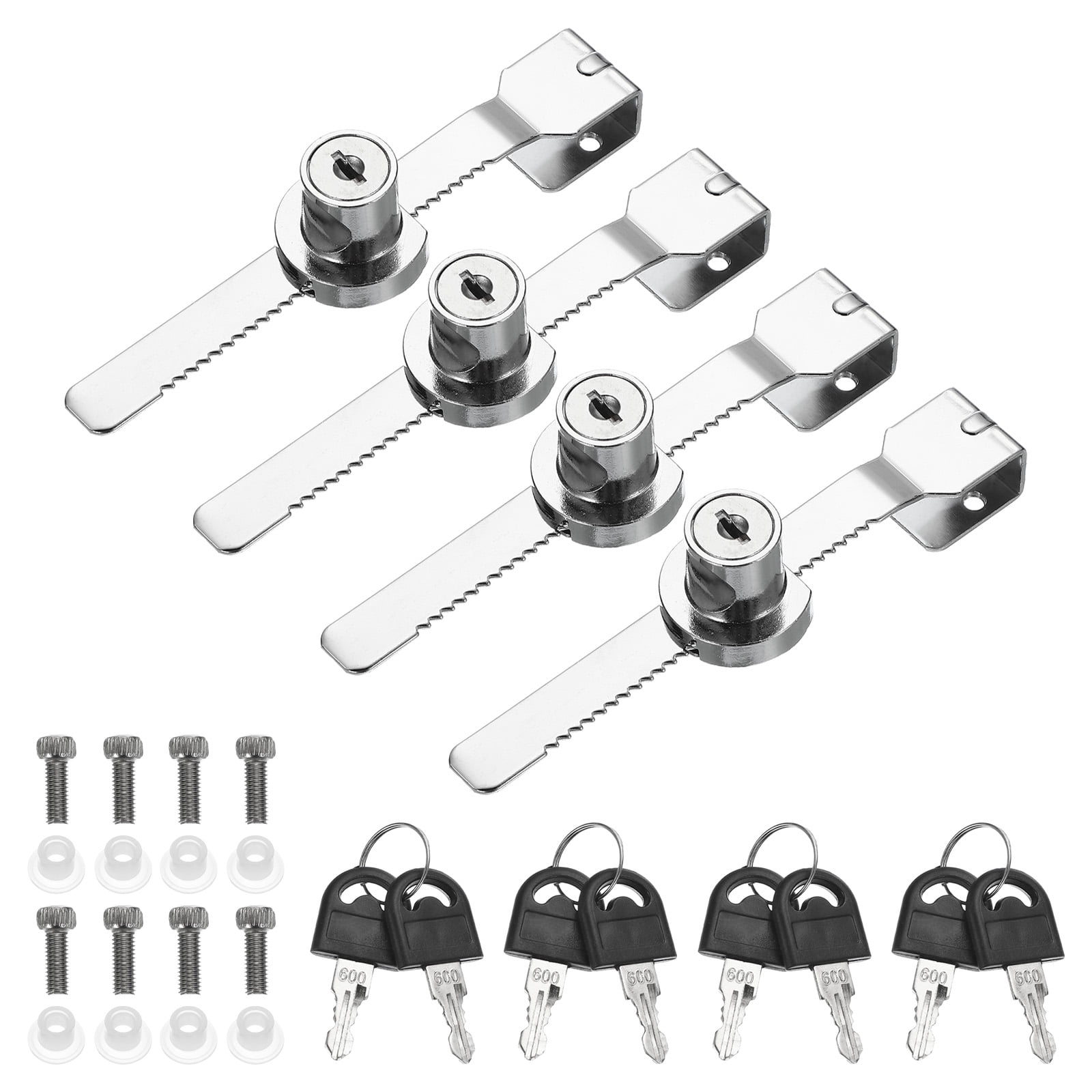 Uxcell Sliding Glass Door Lock, Keyed Alike Showcase Lock No Drill ...