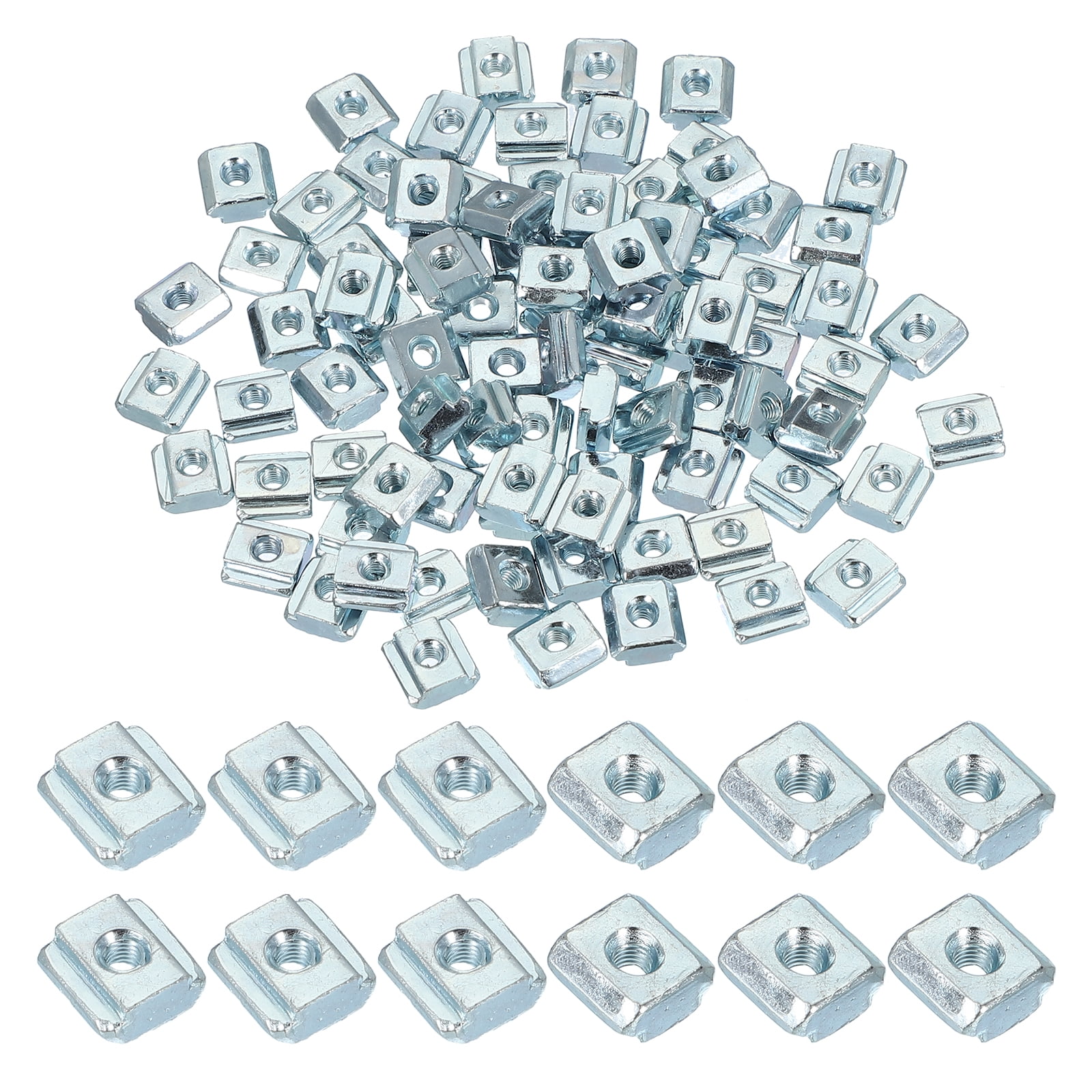 Uxcell Sliding t Nuts, Hammer Head Fastener Nut Thread t Slide Drop in ...