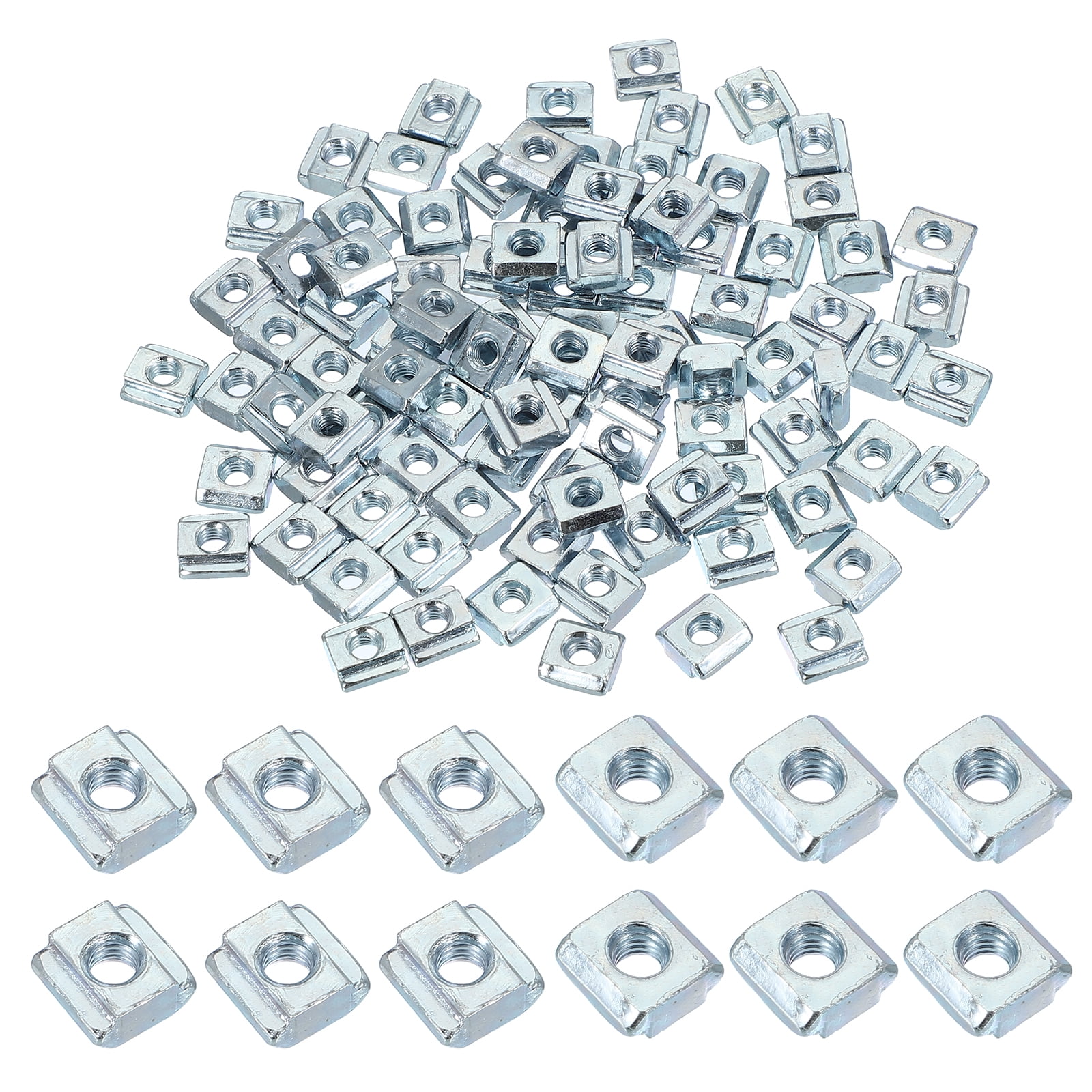 Uxcell Sliding t Nuts, Hammer Head Fastener Nut Thread t Slide Drop in ...