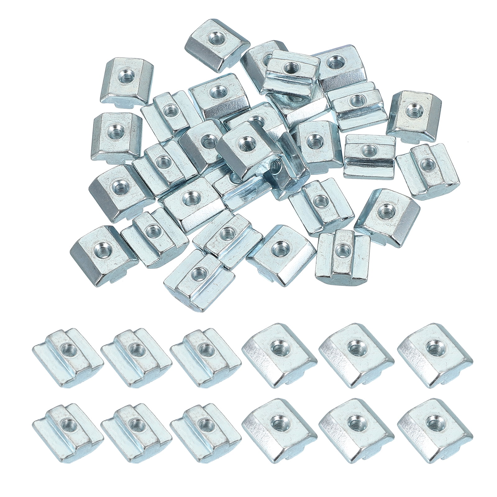 Uxcell Sliding t Nuts, Hammer Head Fastener Nut Thread t Slide Drop in ...