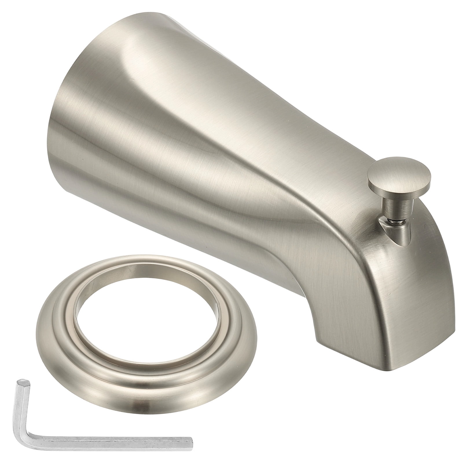 Uxcell Slip on Diverter Tub Spout, Zinc Alloy Bath Spout Bathtub Faucet ...