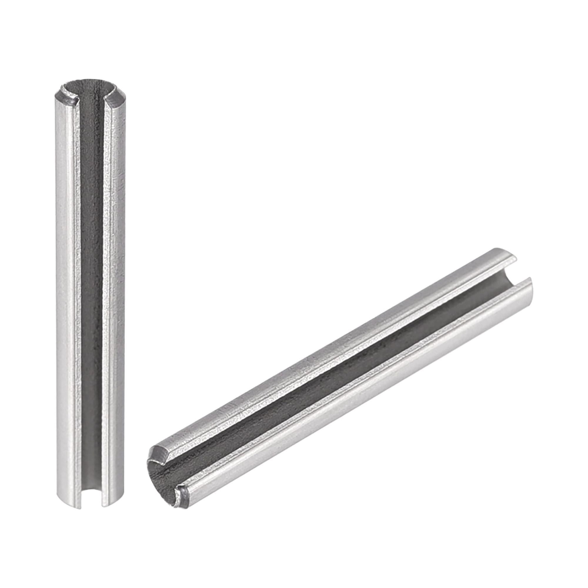 Uxcell Slotted Spring Pin M3 x 20mm 304 Stainless Steel Split Spring ...