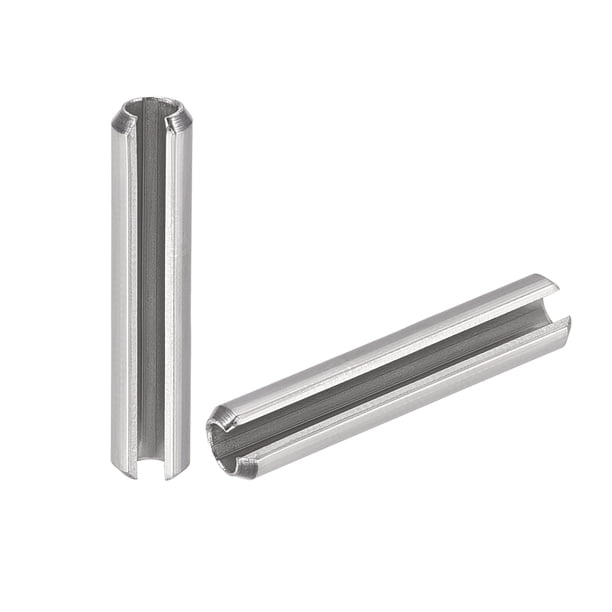 Uxcell Slotted Spring Pin M4 x 50mm 304 Stainless Steel Split Spring ...