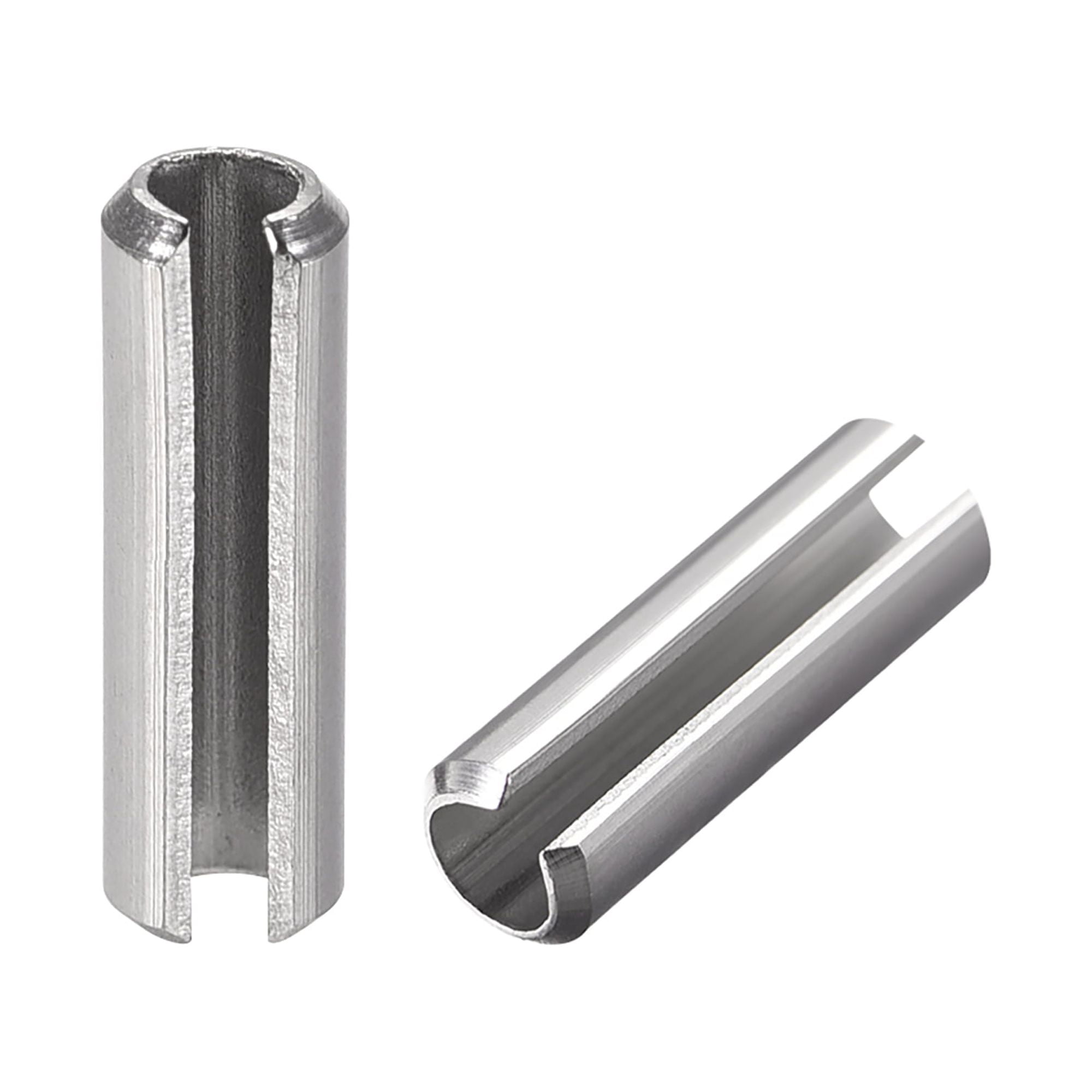 Uxcell Slotted Spring Pin M5 x 14mm 304 Stainless Steel Split Spring ...
