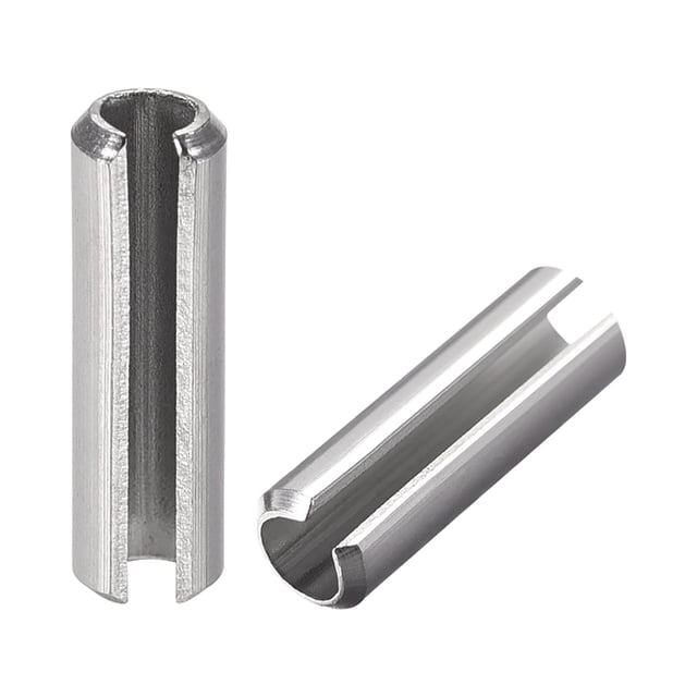 Uxcell Slotted Spring Pin M5 x 16mm 304 Stainless Steel Split Spring ...