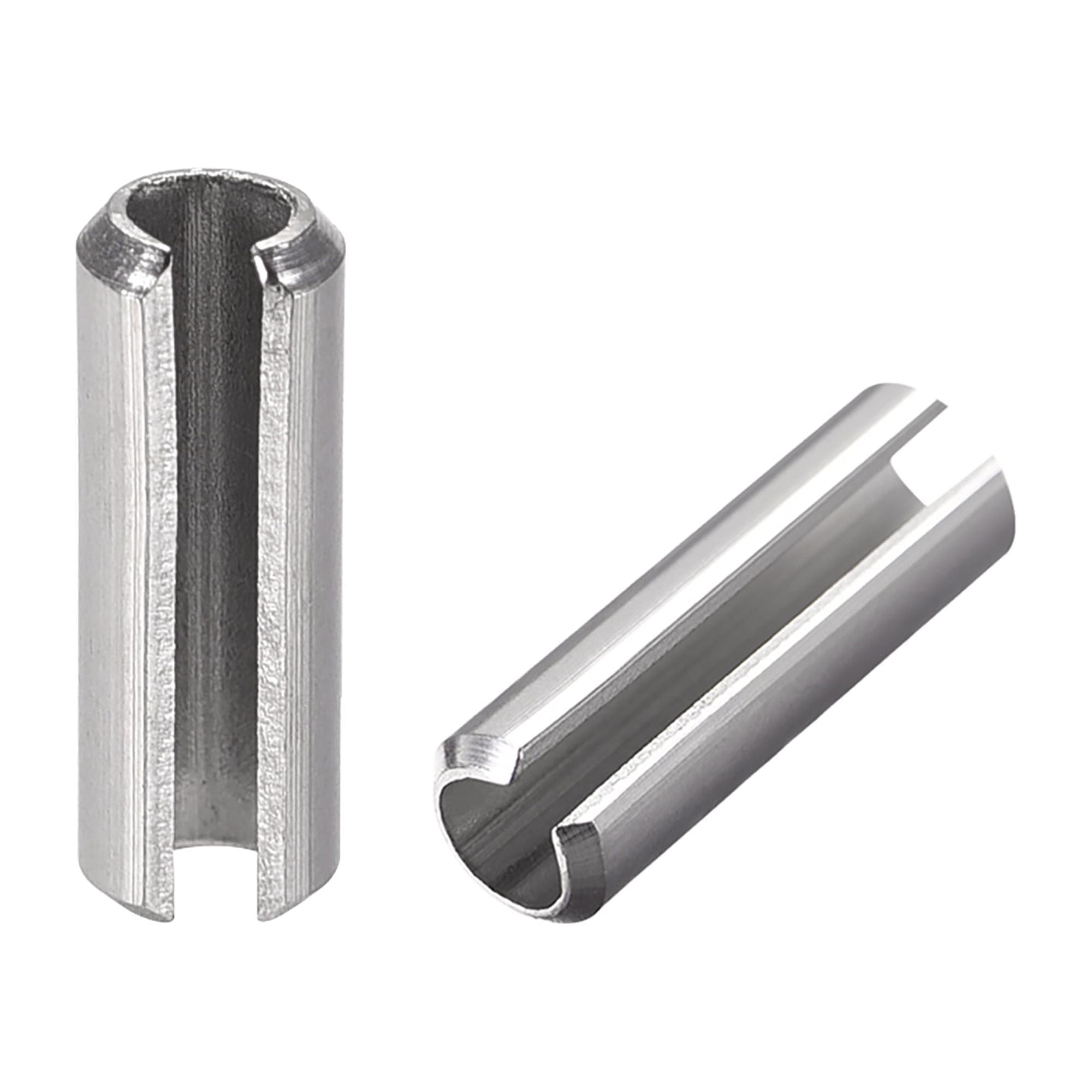Uxcell Slotted Spring Pin M5 x 8mm 304 Stainless Steel Split Spring ...