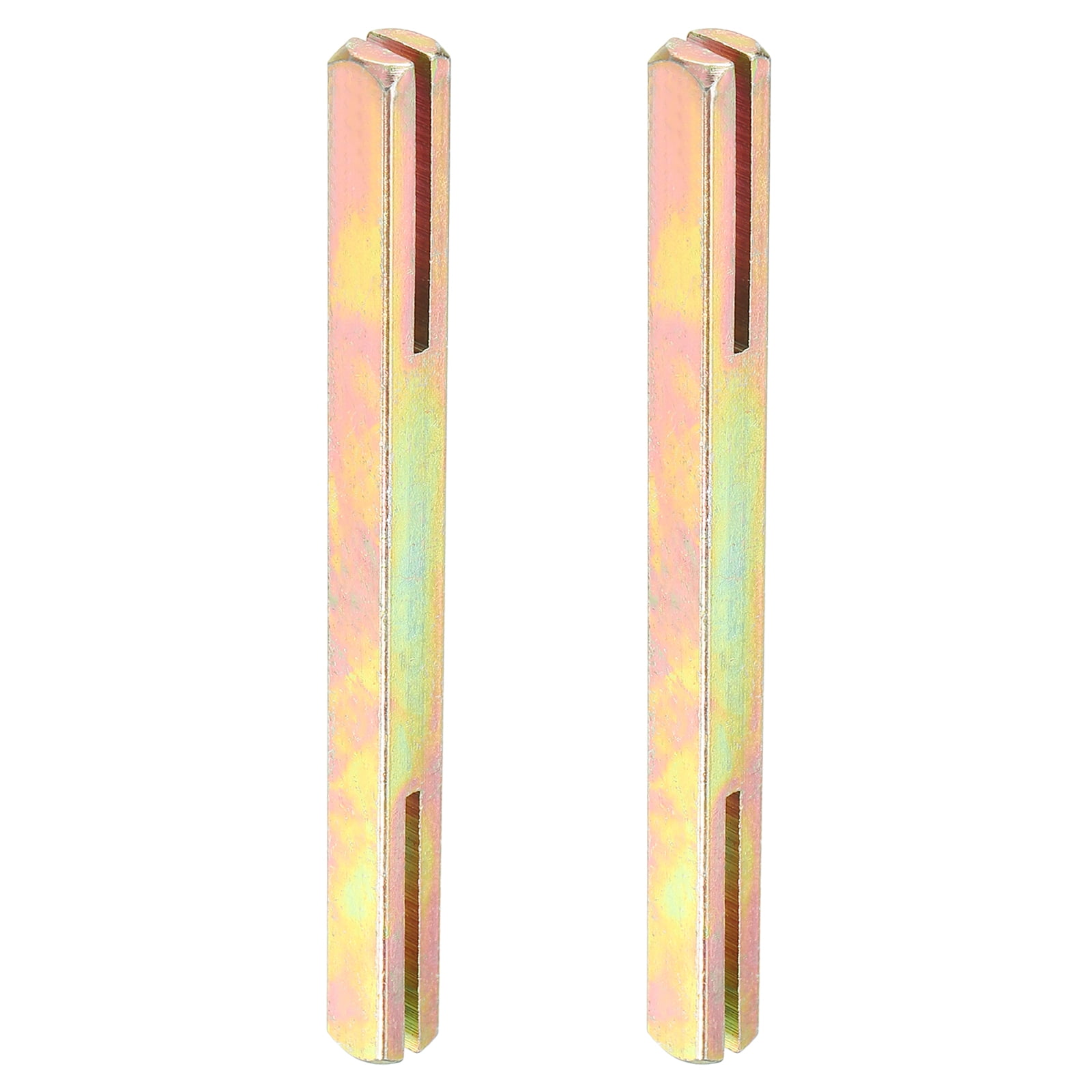 Uxcell Slotted Square Door Knob Spindle 105x8mm, 2 Pack Door Handle ...
