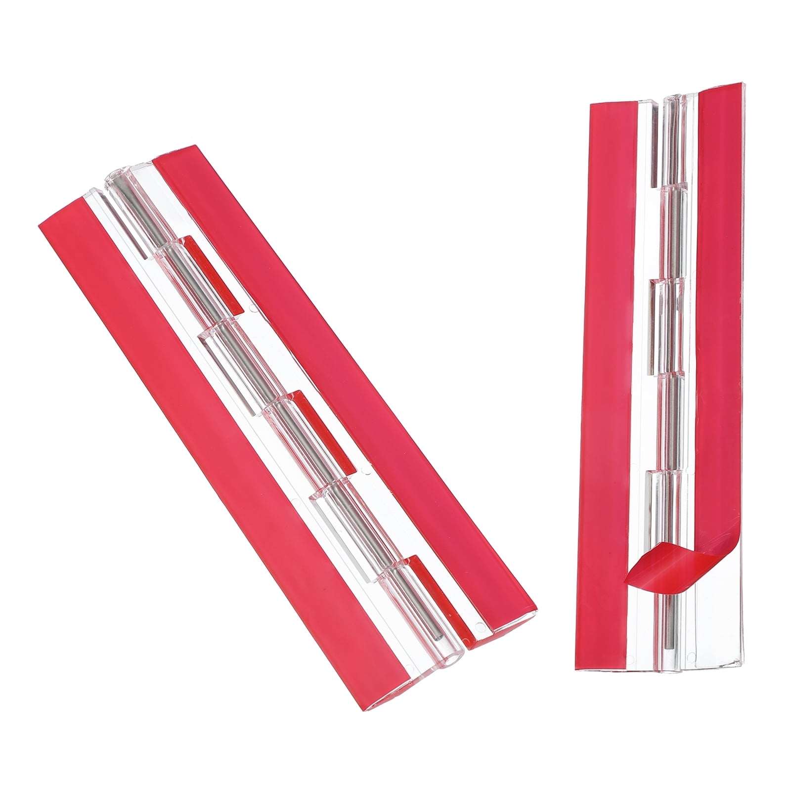 Uxcell Small Acrylic Hinges Self-Adhesive with Stainless Steel Shaft ...