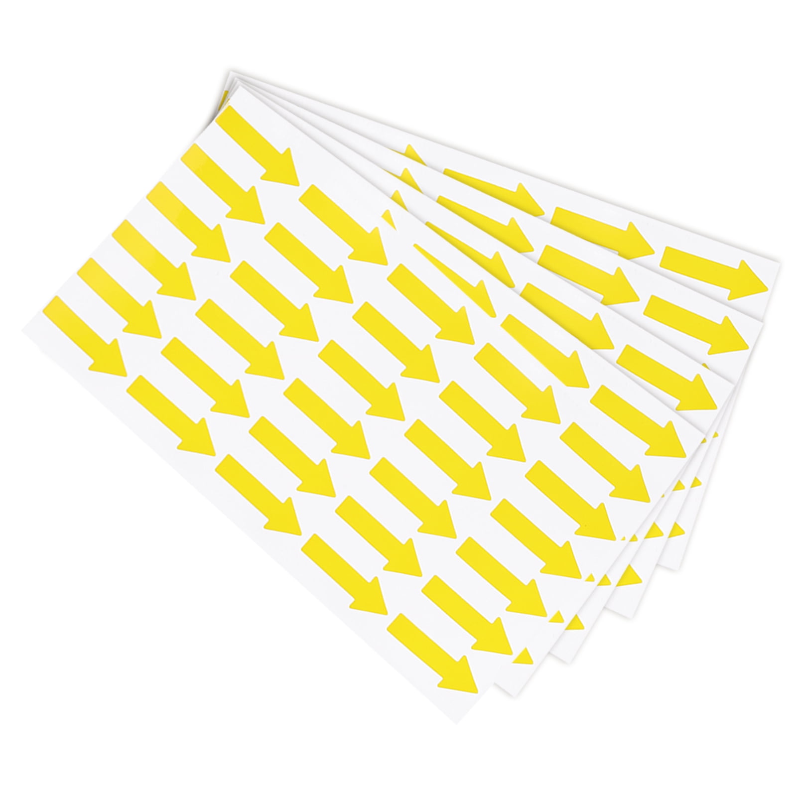 Uxcell Small Arrow Sticker Label 1.2 x 0.5", 120 Pcs Adhesive Color ...