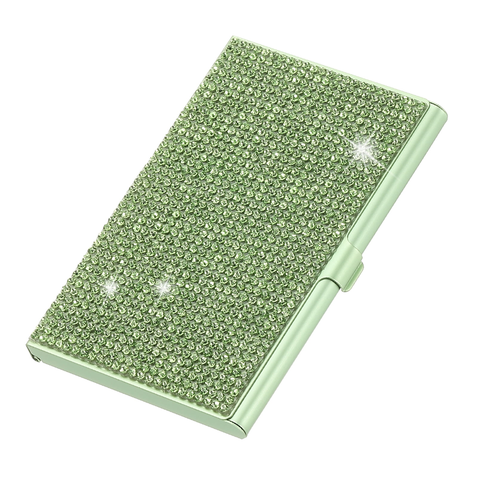 Uxcell Small Business Card Holder, Alloy Name Card Holder Bling Pocket ...
