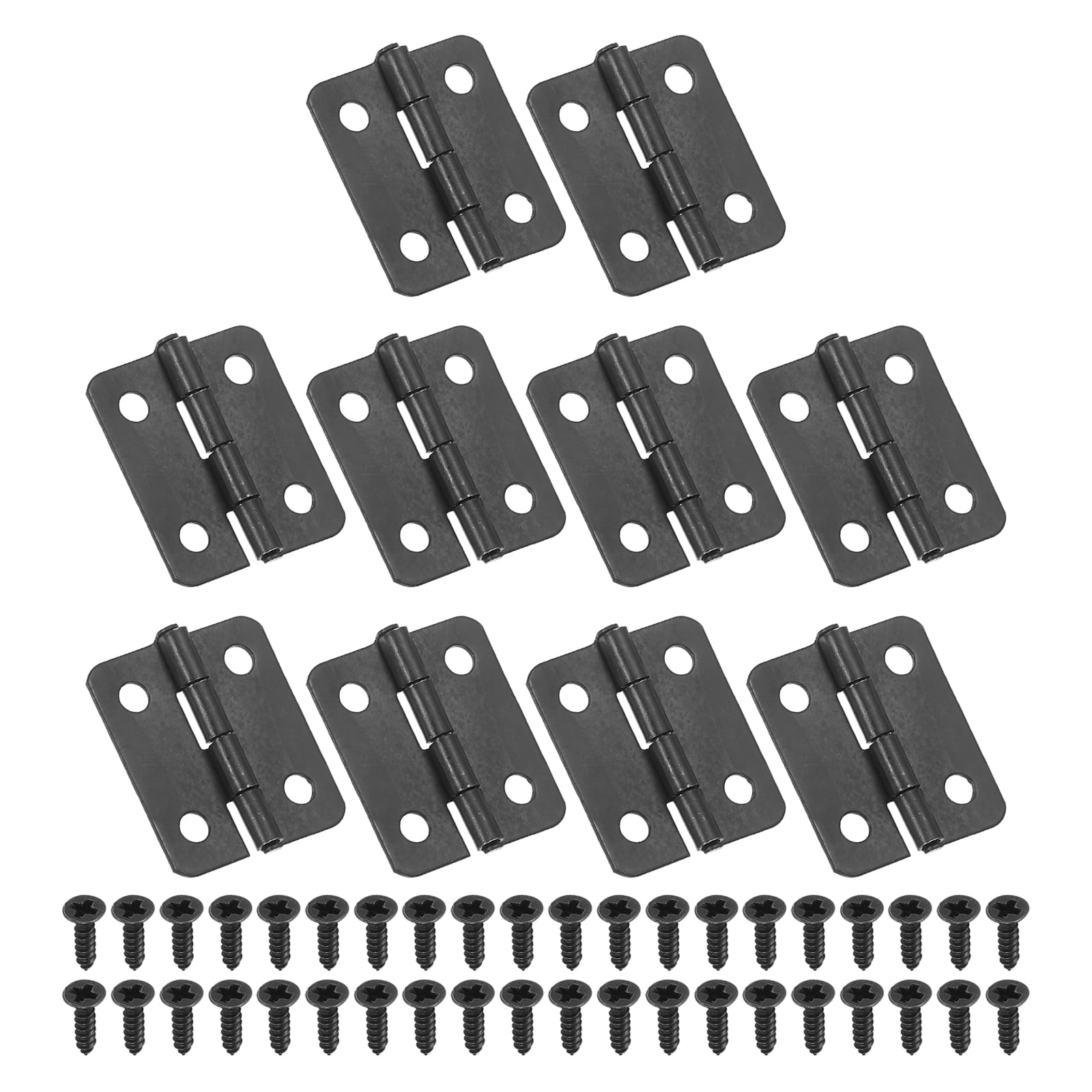 Uxcell Small Butt Hinges 3/4 inch, Jewelry Box Hinge with Screw for ...