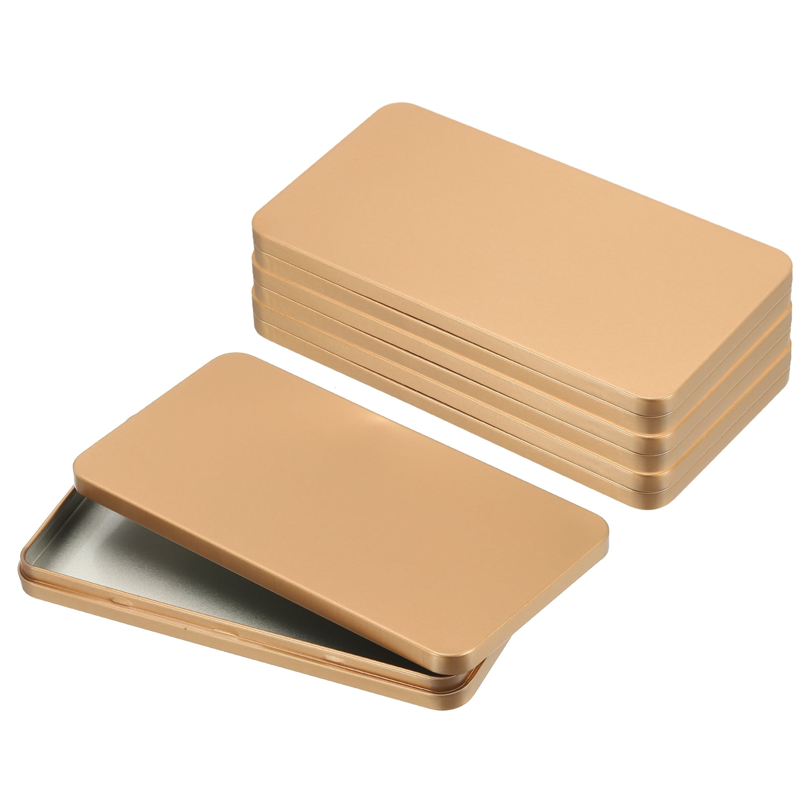 Uxcell Small Cash Box, 4 Pcs Money Holder Metal Tin Box Cash Tray ...