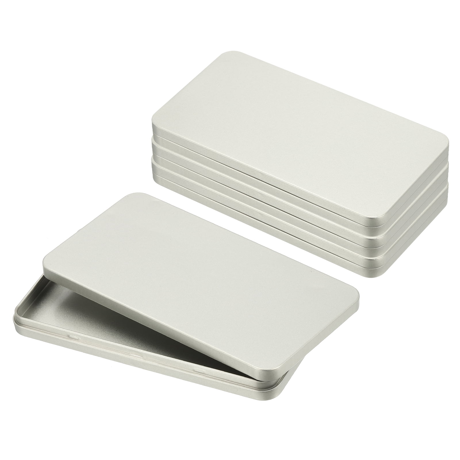 Uxcell Small Cash Box, 4 Pcs Money Holder Metal Tin Box Cash Tray ...