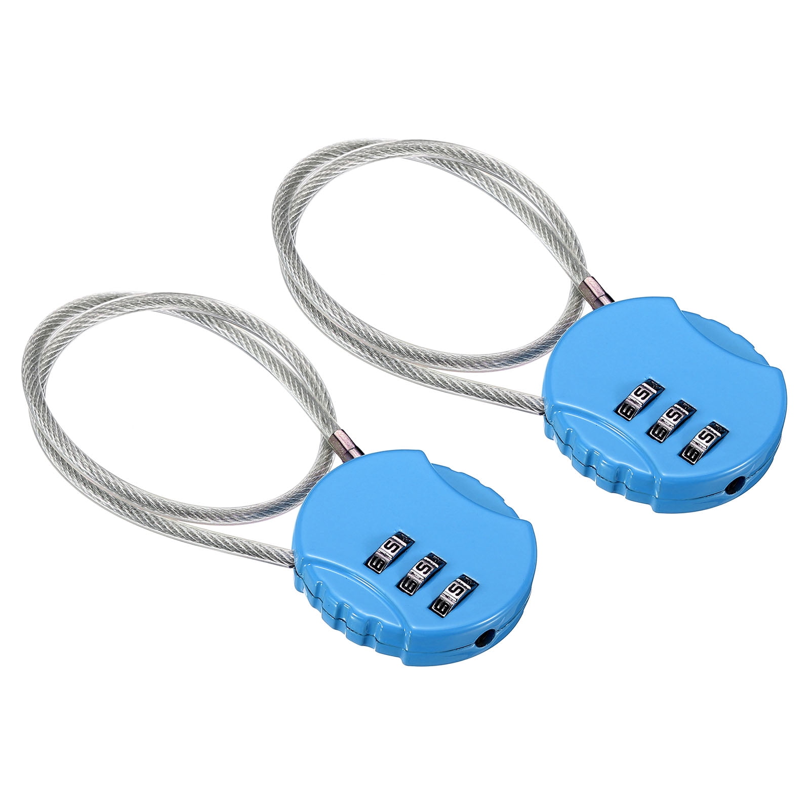 Uxcell Small Combination Lock 11.8 Inch, 2 Pack 3 Digit Padlock for ...
