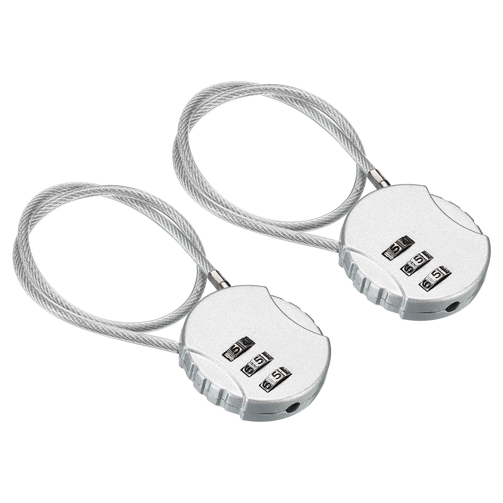 Uxcell Small Combination Lock 11.8 Inch, 2 Pack 3 Digit Padlock for ...