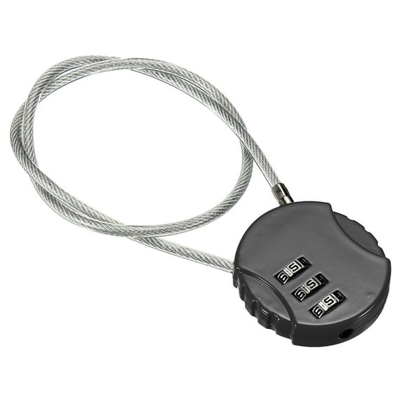 Uxcell Small Combination Lock 14.9 Inch, 1 Pack 3 Digit Padlock for Gym ...