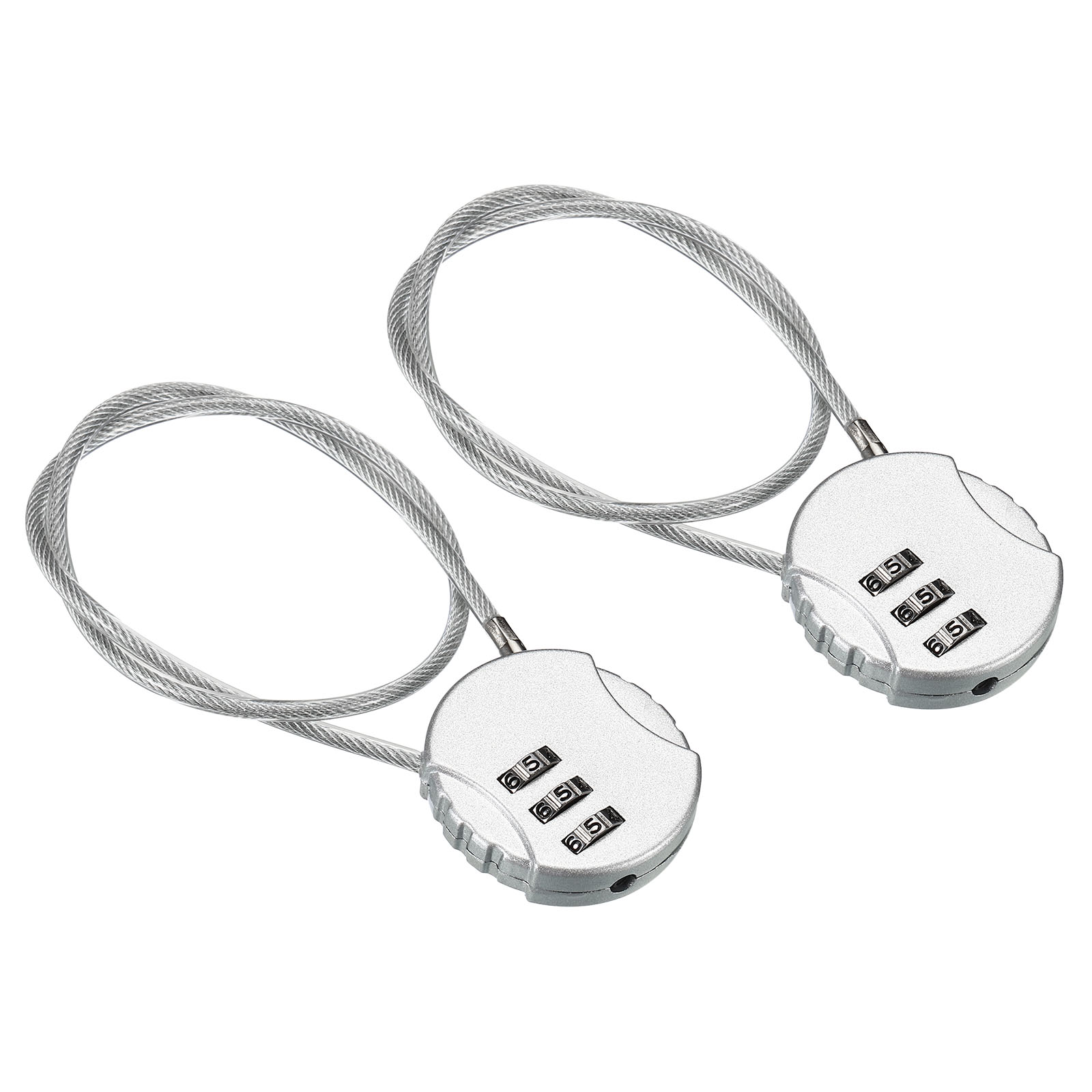 Uxcell Small Combination Lock 14.9 Inch, 2 Pack 3 Digit Padlock for ...