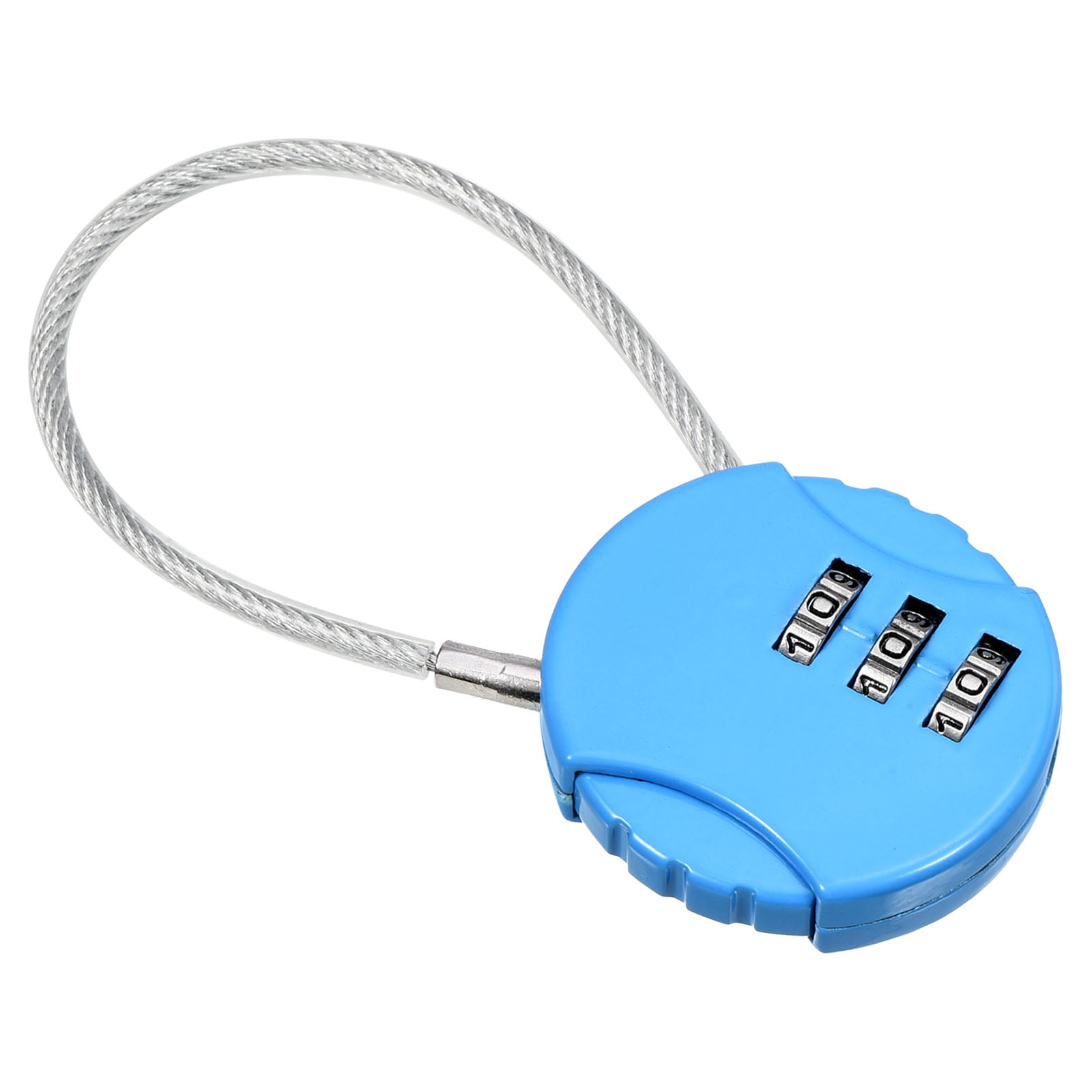 Uxcell Small Combination Lock 3 Digit Luggage Padlock with 4.7Wire for ...
