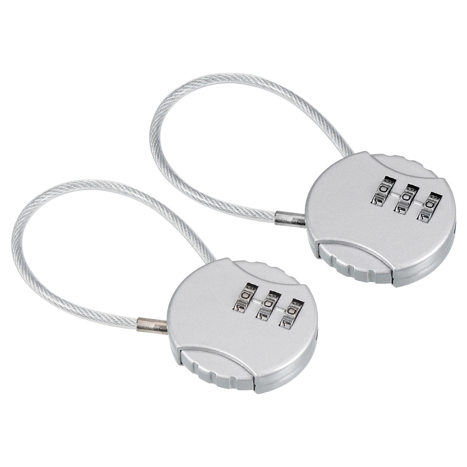 Uxcell Small Combination Lock 3 Digit Luggage Padlock with 4.7Wire for ...