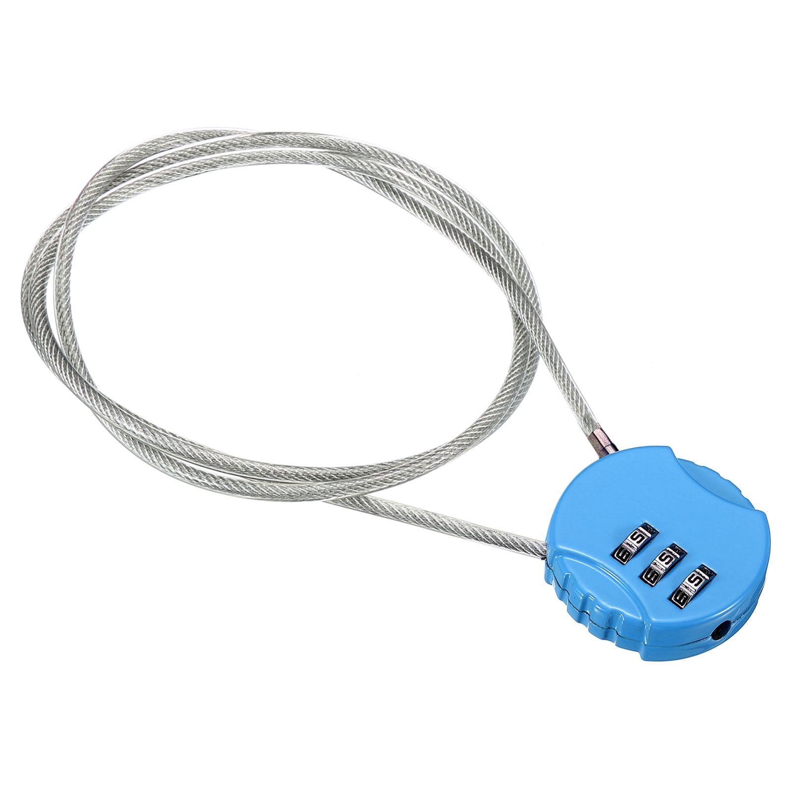 Uxcell Small Combination Lock 31.4 Inch, 1 Pack 3 Digit Padlock for ...
