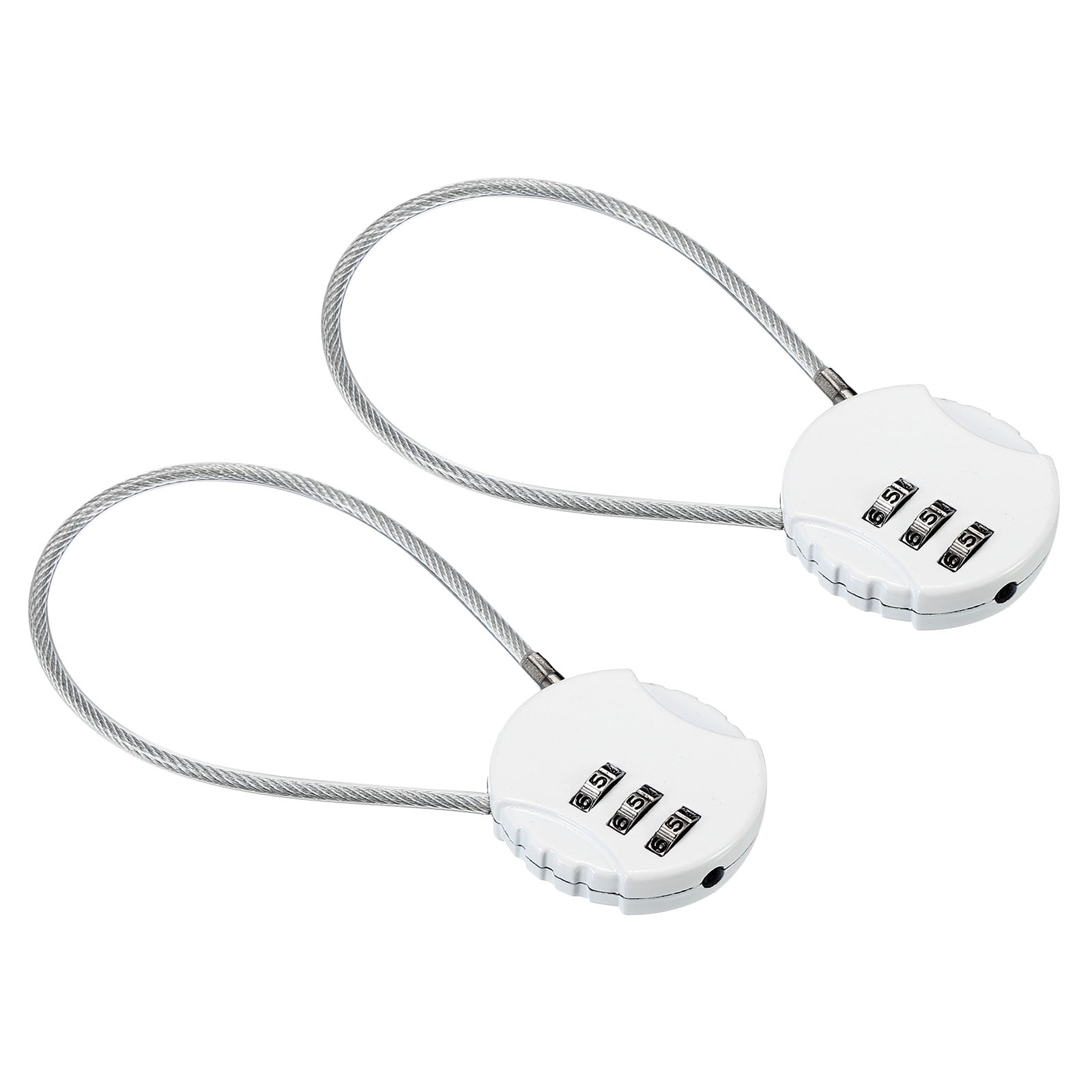 Uxcell Small Combination Lock 7.8 Inch, 2 Pack 3 Digit Padlock for Gym ...