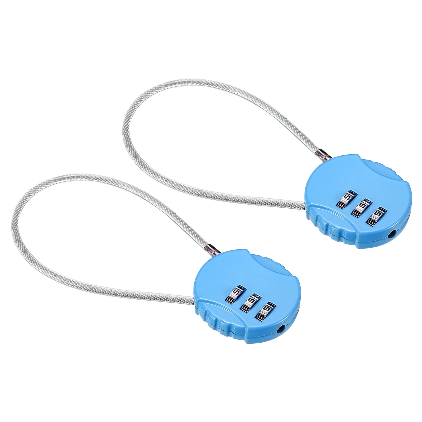 Uxcell Small Combination Lock 7.8 Inch, 2 Pack 3 Digit Padlock for ...
