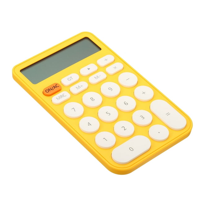 Uxcell Small Desk Basic Cute Calculator 12 Digit LCD Display Office ...