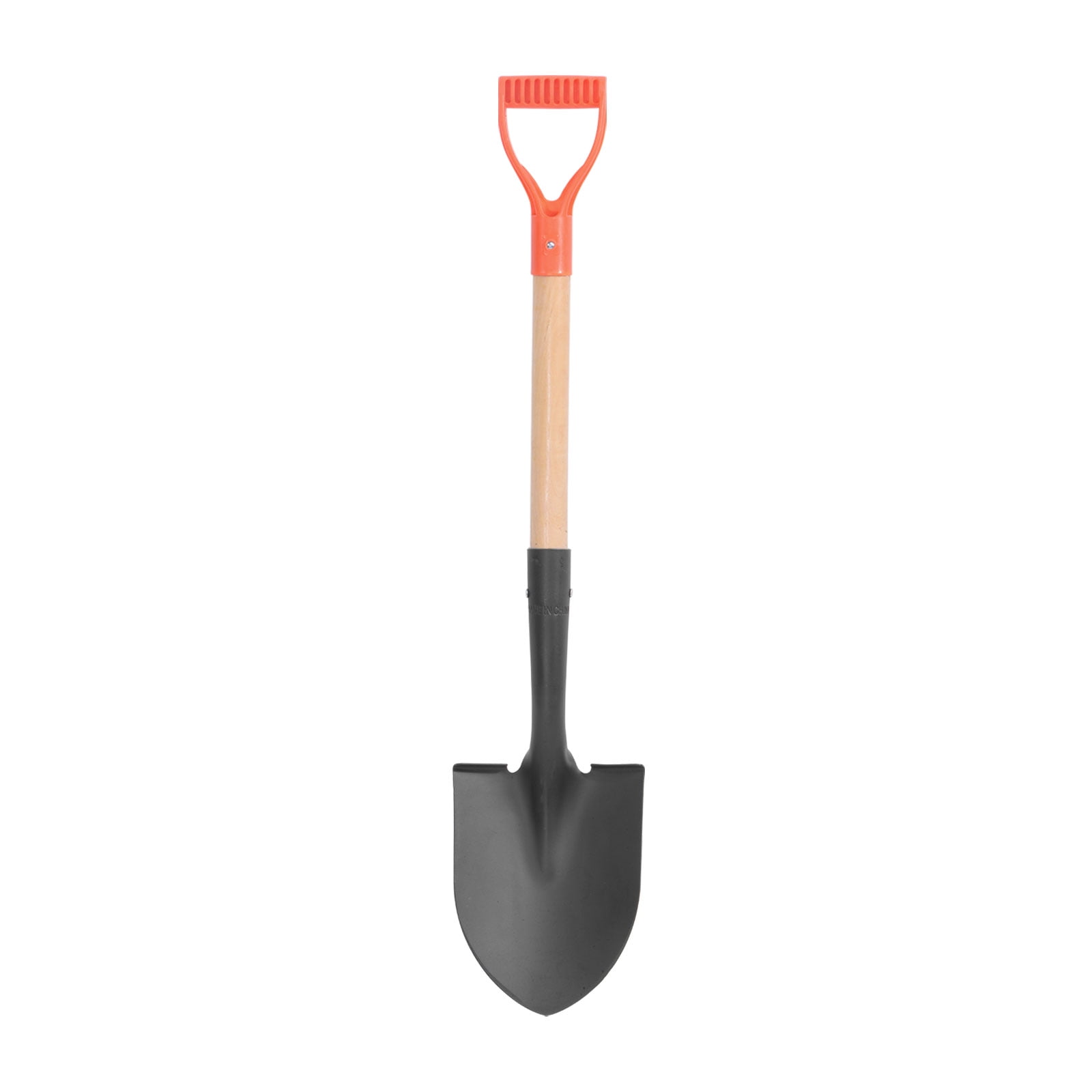 Uxcell Small Garden Spade Shovel 31" Round Shovel with Orange D Handle ...
