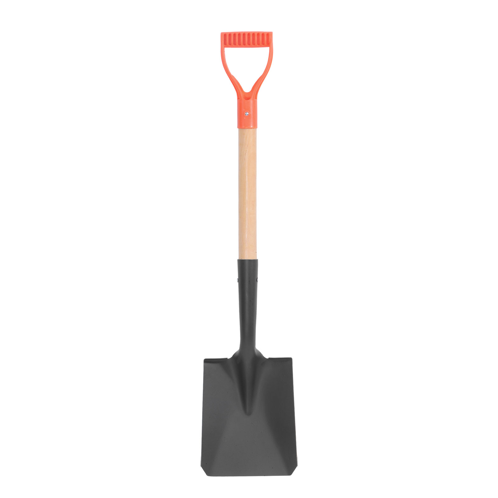 Uxcell Small Garden Spade Shovel 31" Square Shovel with Orange D Handle ...