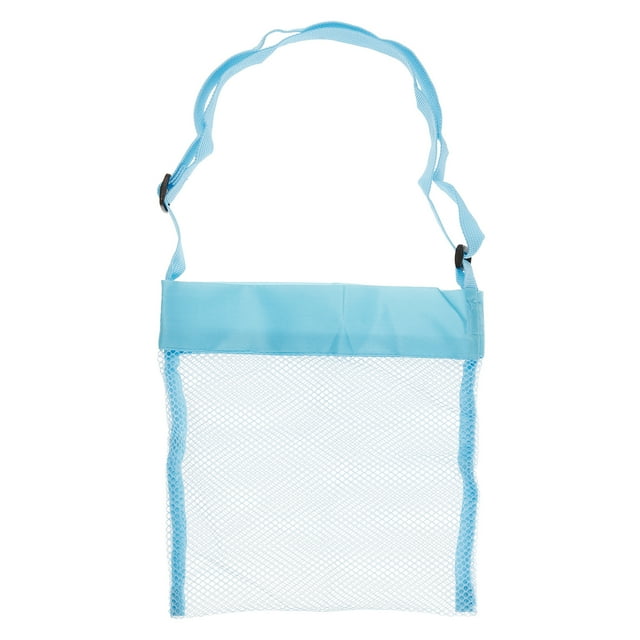 Uxcell Small Mesh Beach Bag Sea Shell Tote Bags with Carrying Straps ...