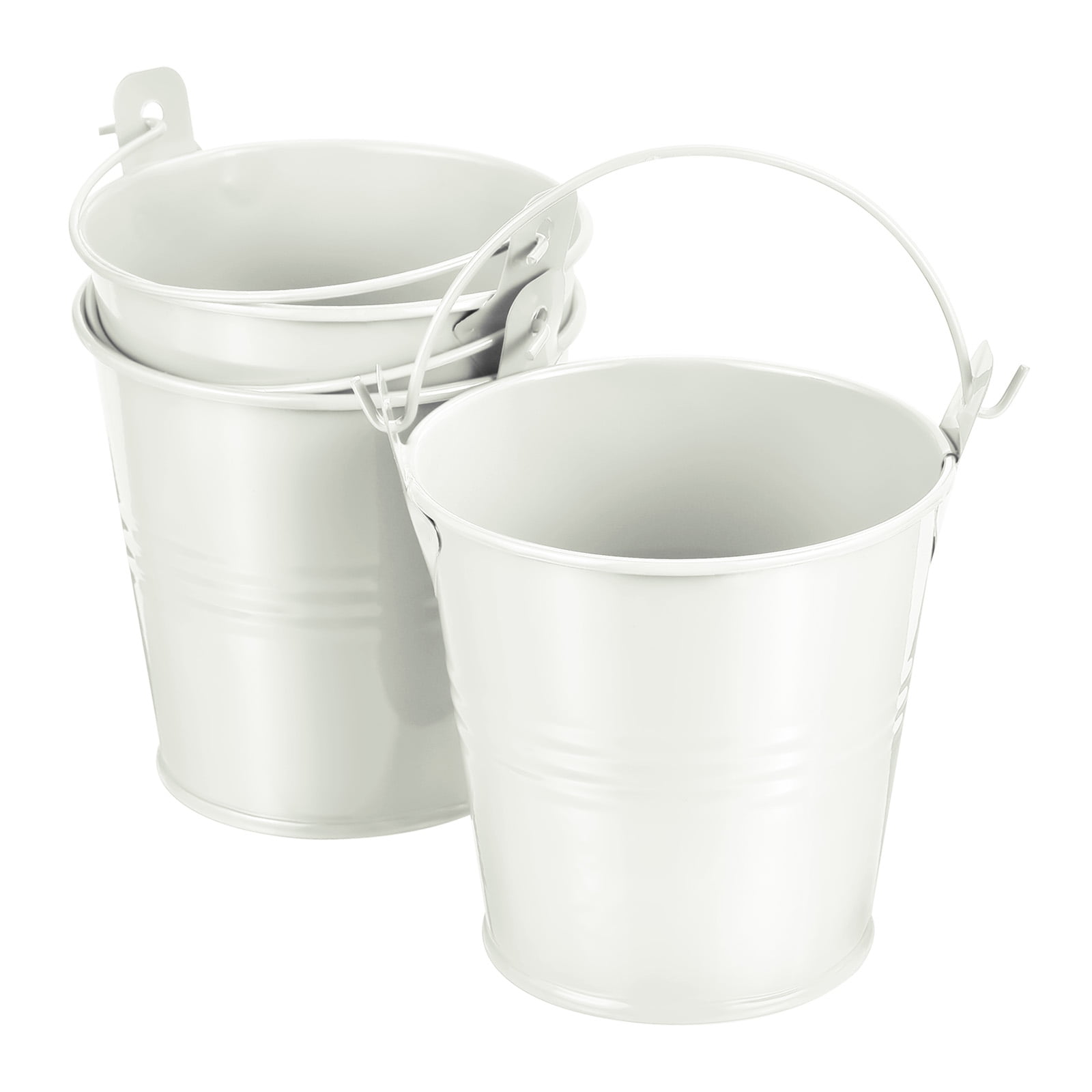 Uxcell Small Metal Bucket Colorful Metal Succulents Pot Basket Party ...