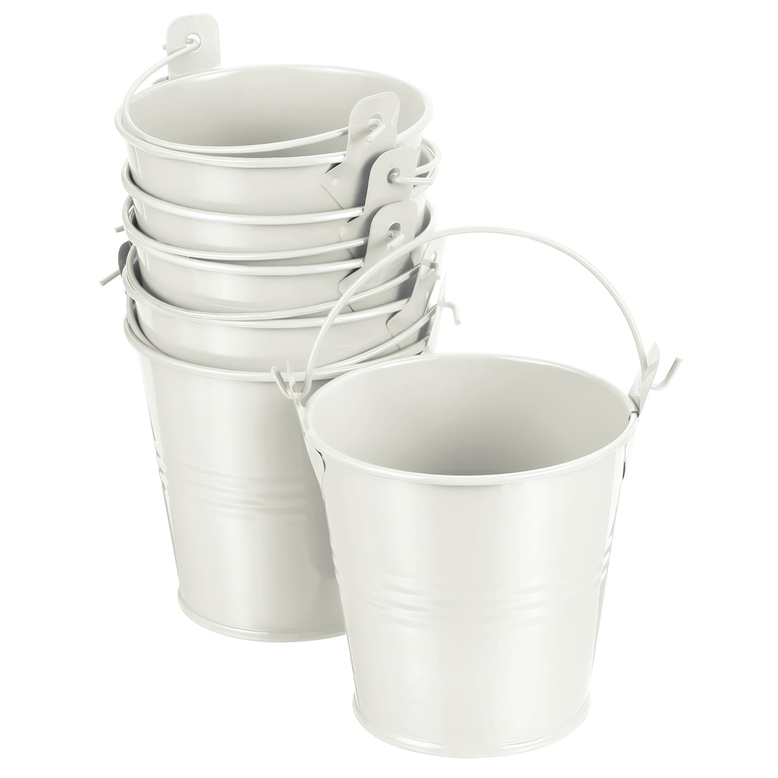 Uxcell Small Metal Bucket Colorful Metal Succulents Pot Basket Party ...