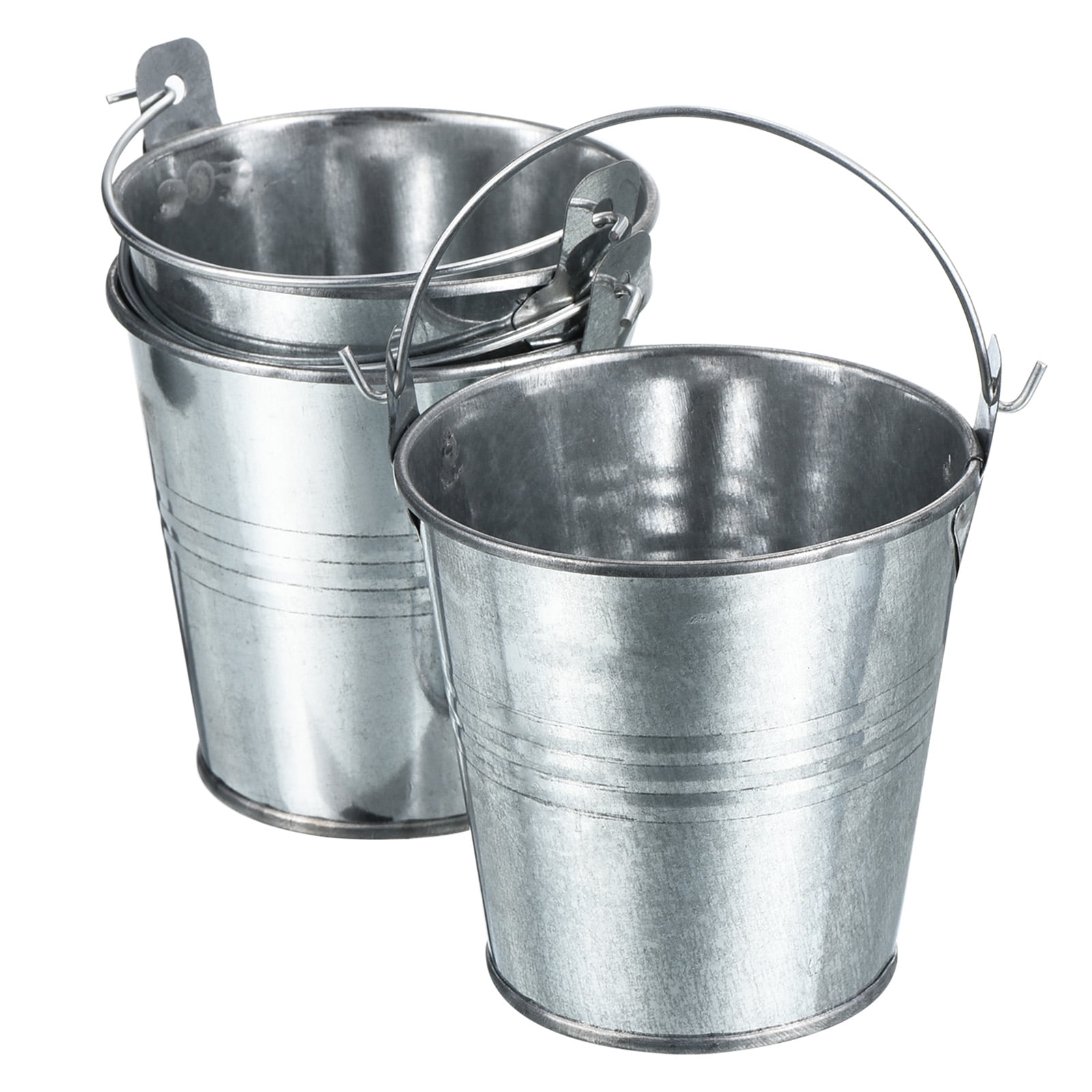 Uxcell Small Metal Bucket Colorful Metal Succulents Pot Basket Party ...