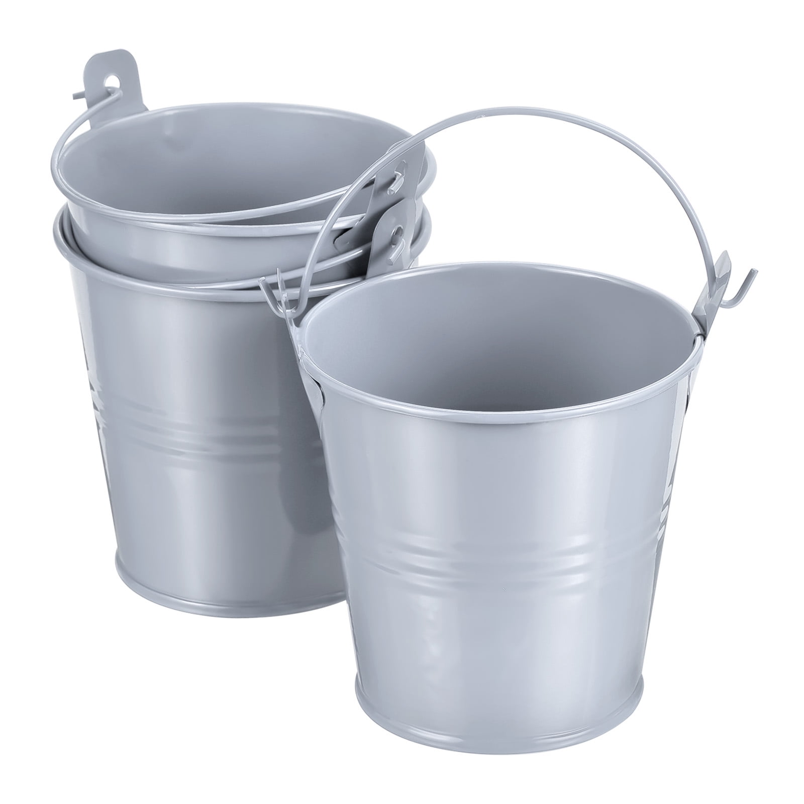 Uxcell Small Metal Bucket Colorful Metal Succulents Pot Basket Party ...