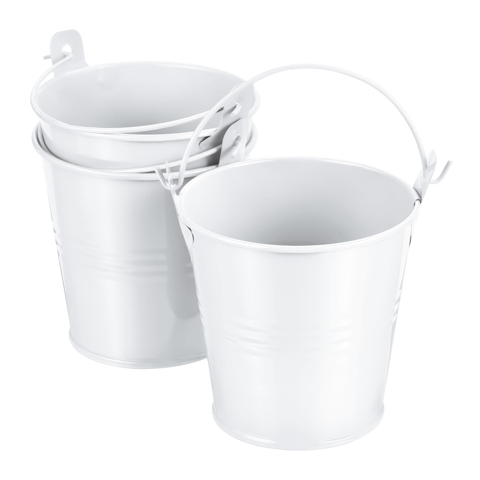 Uxcell Small Metal Bucket Colorful Metal Succulents Pot Basket Party ...