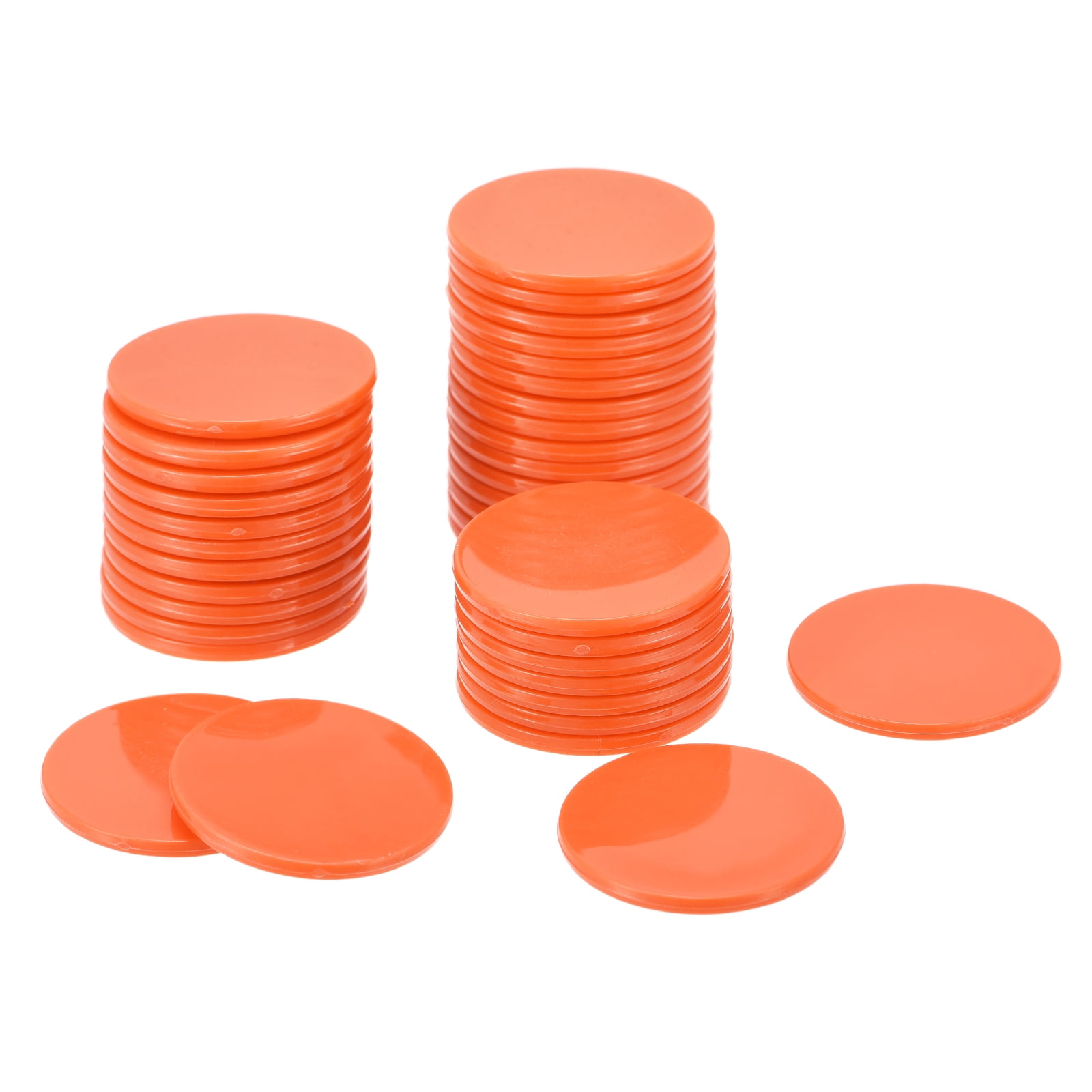 Uxcell Small Plastic Learning Counters 24mm/0.94 Inch Orange Pack of 50 ...